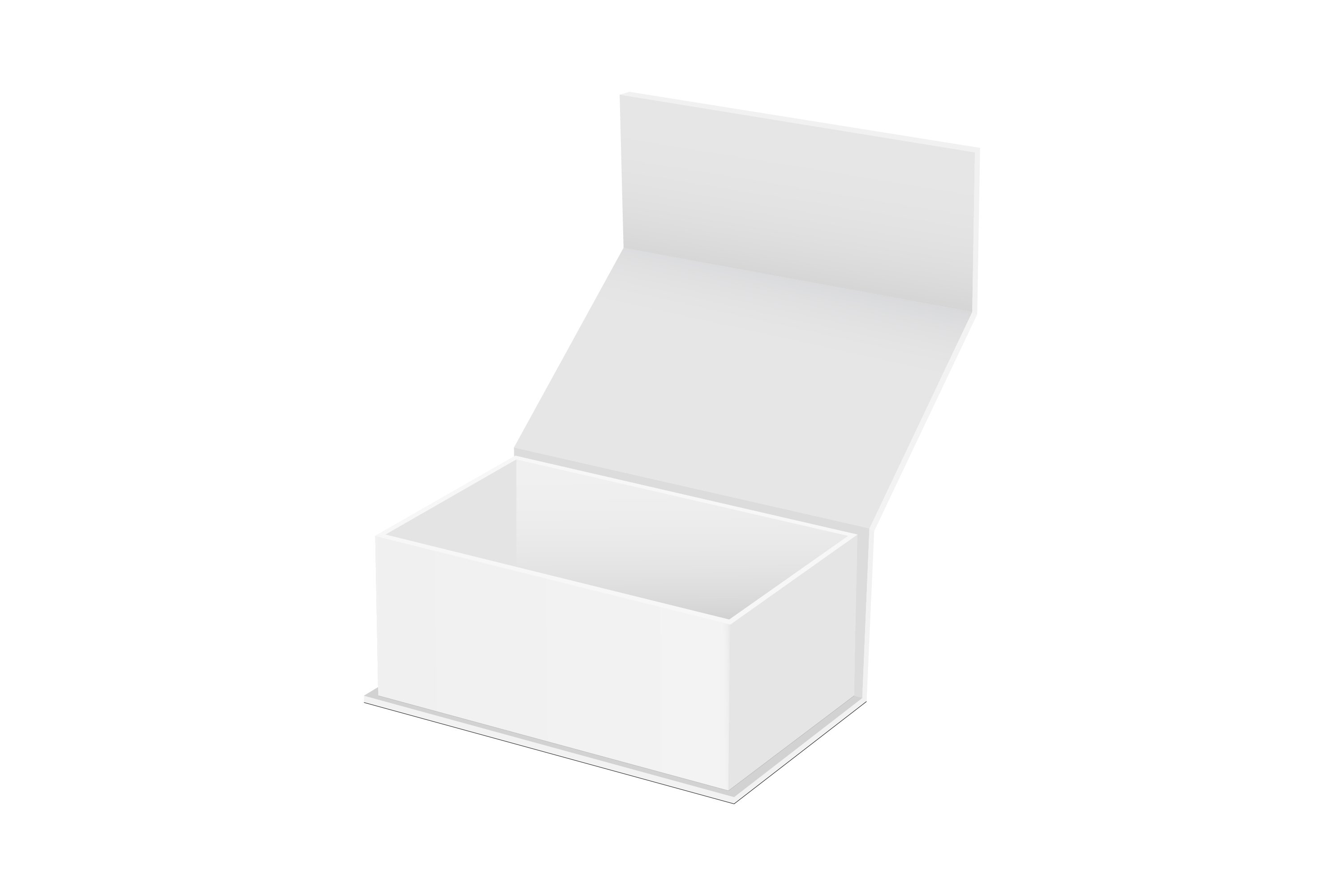 Blank square box with opened lid mockup (986980) | Vectors | Design Bundles