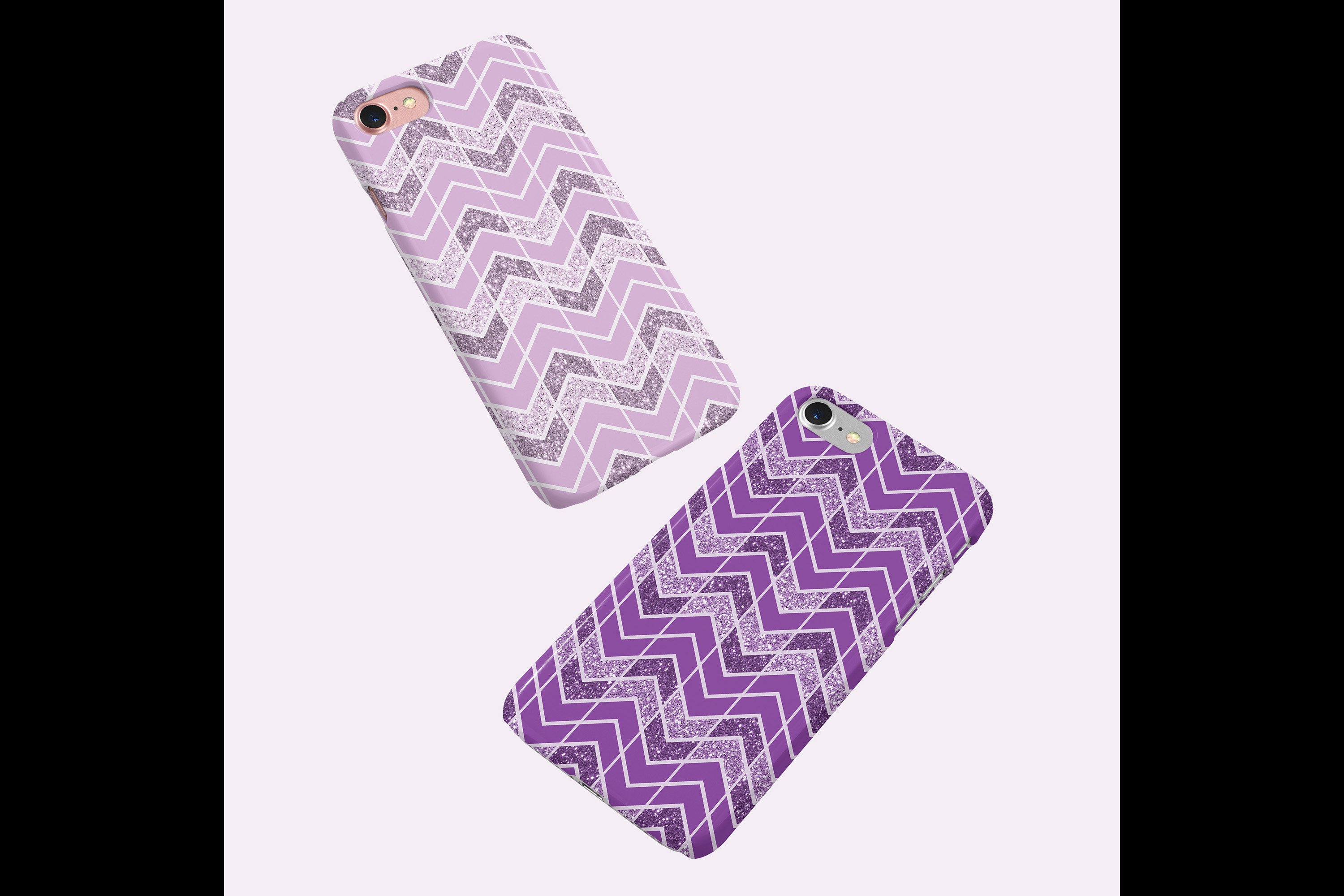 100 Seamless Glitter Geometric Chevron Boho Digital Papers (515735 ...