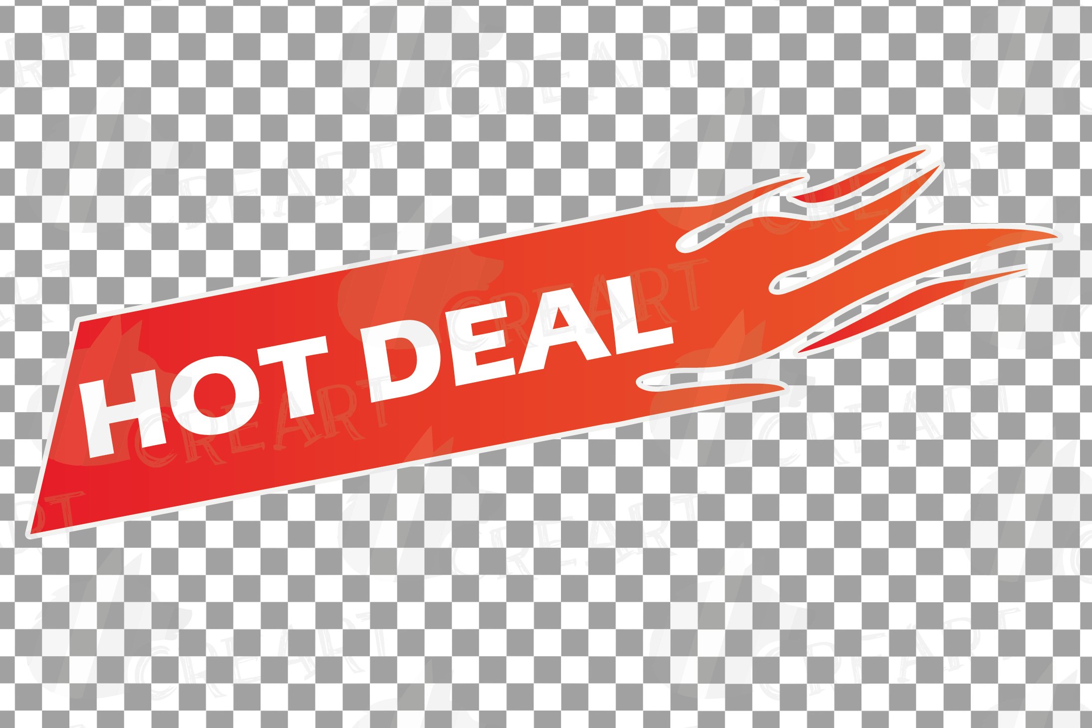 Promotion fire price tag illustration. Hot sale offer banner (359157 ...