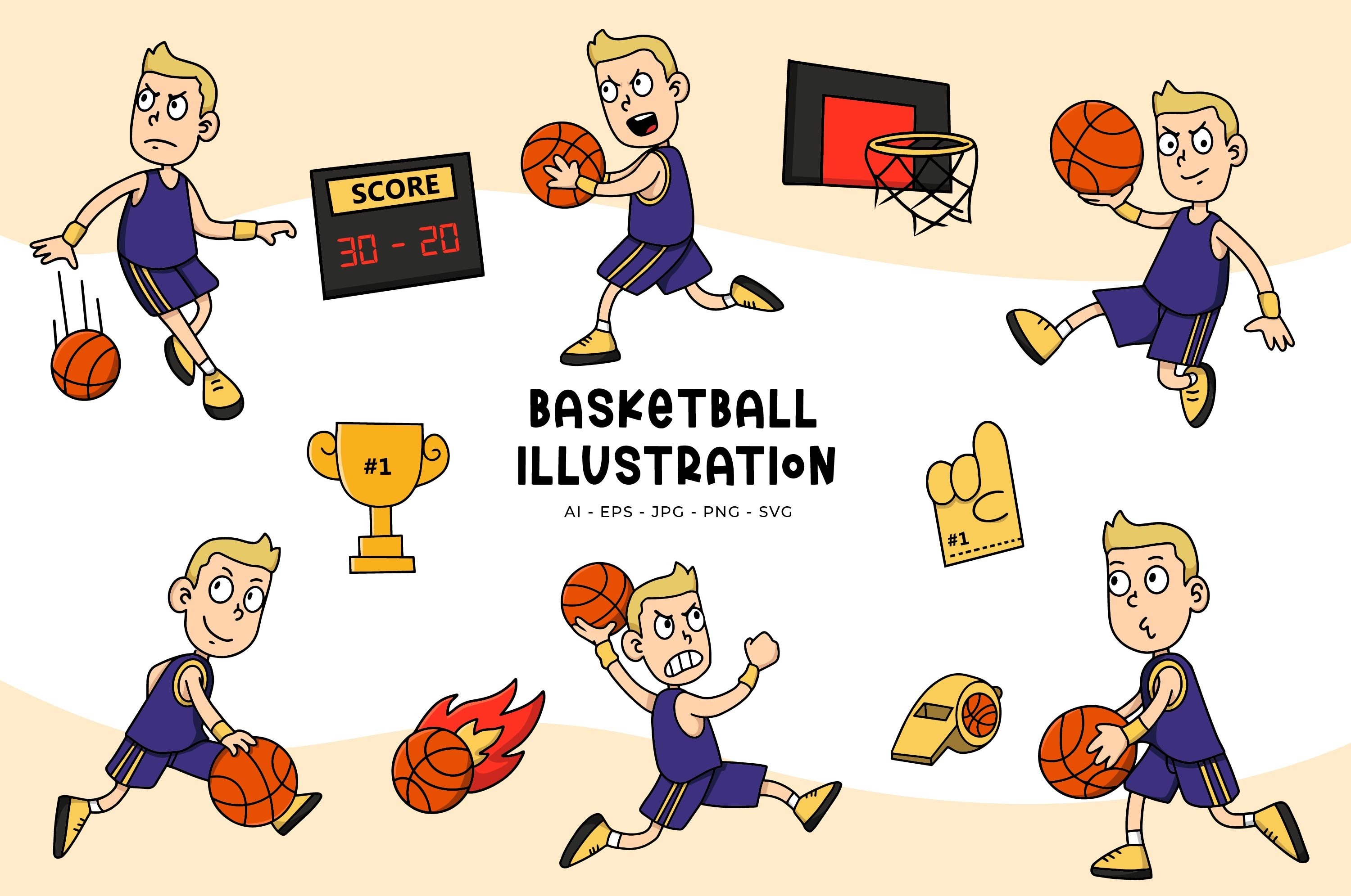 Basketball Illustrations