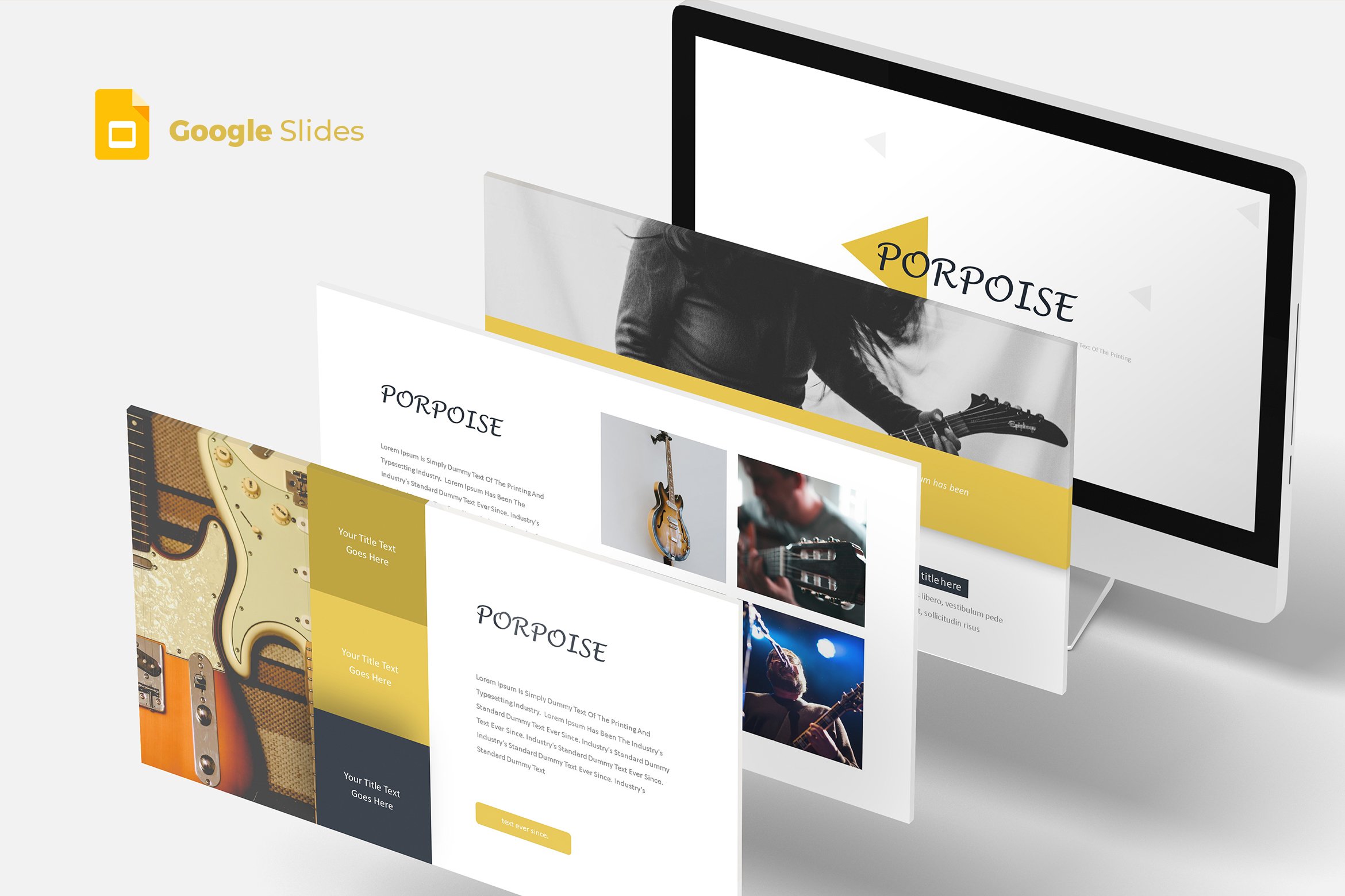 Porpoise - Google Slides Template (333884) | Presentation Templates | Design Bundles