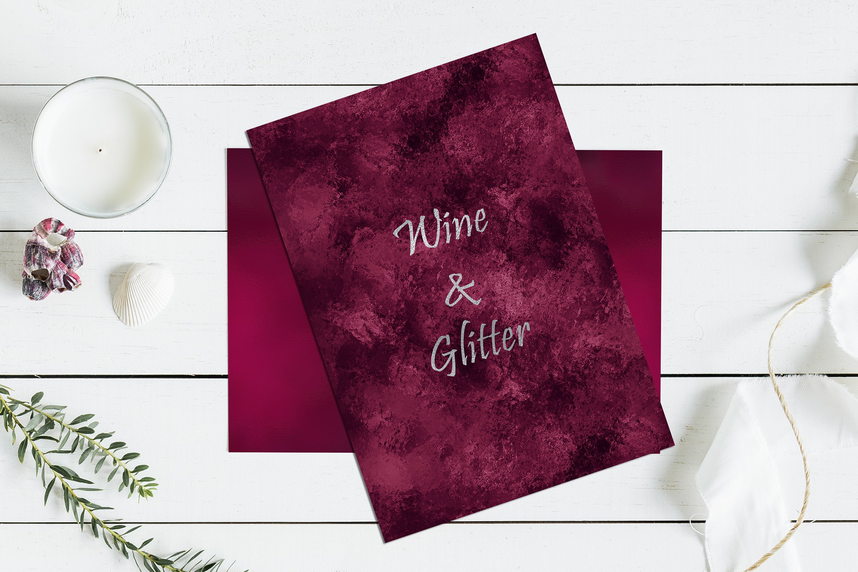 10 Wine Metallic Textures - Seamless Burgundy Backgrounds (227516 ...