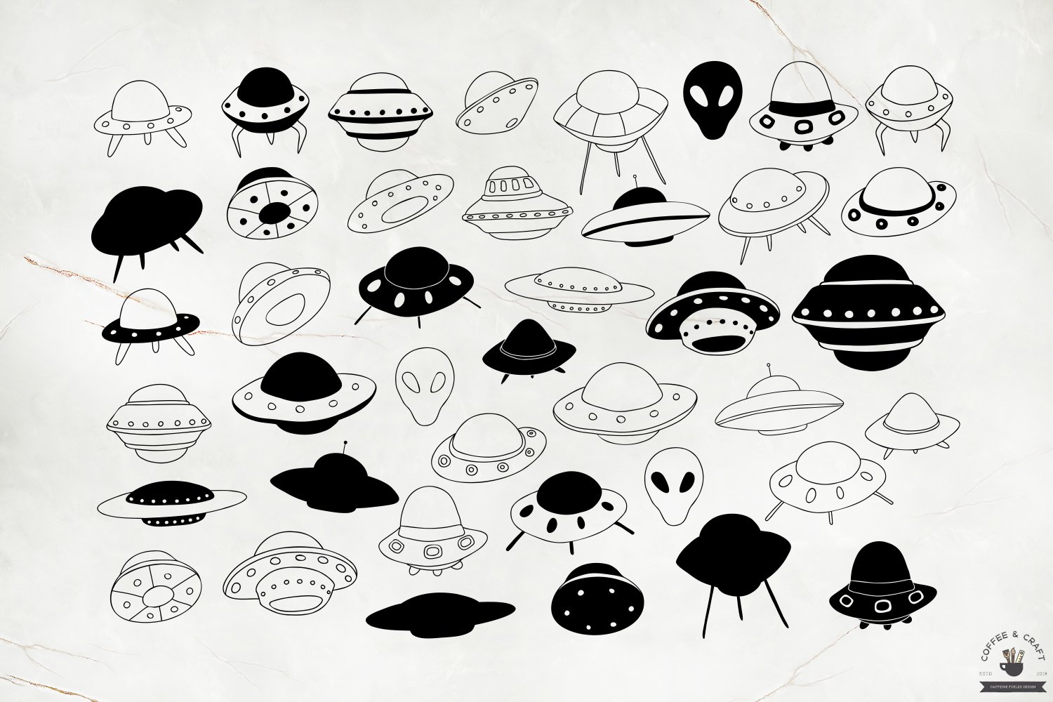 UFO SVG clipart