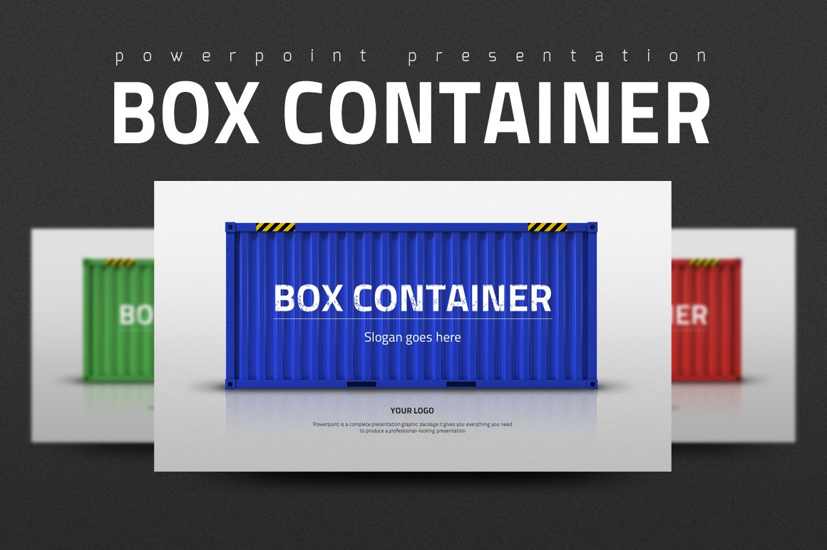 Container PPT (7327) | Presentation Templates | Design Bundles