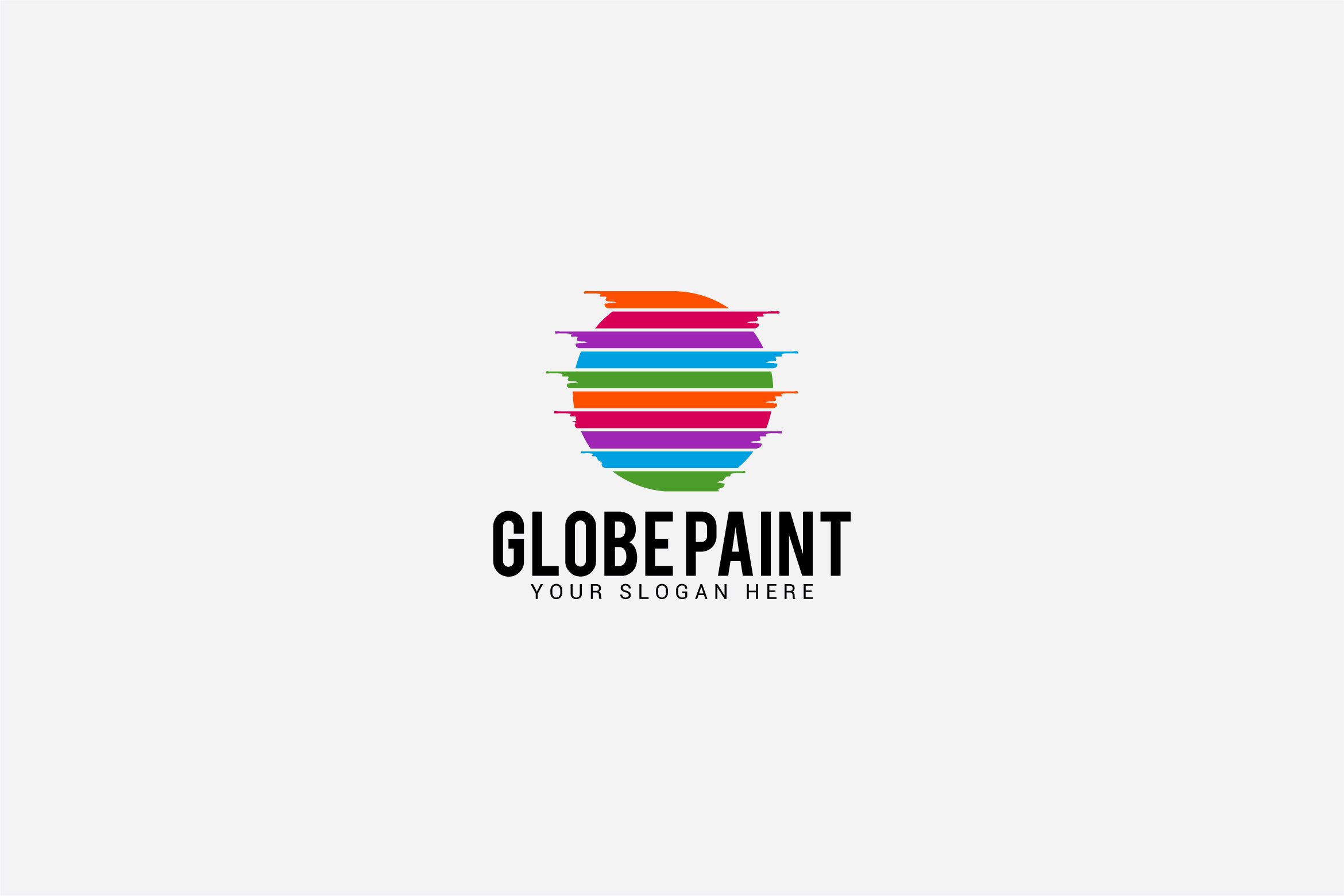 Colorful Globe Company Logo