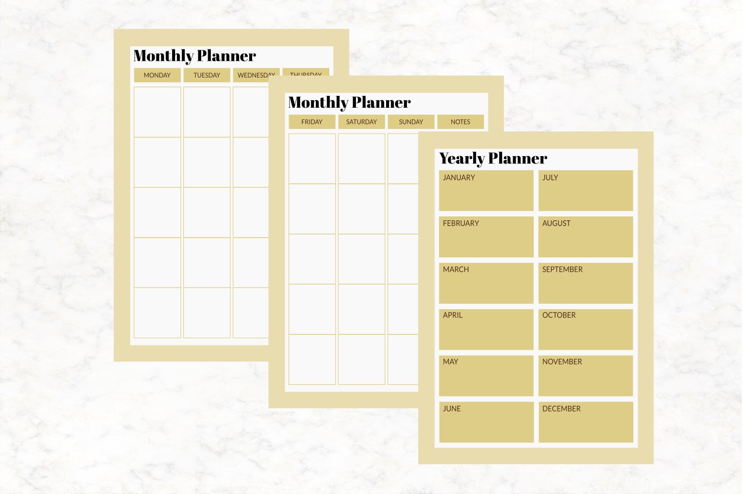 Modern Digital Planners
