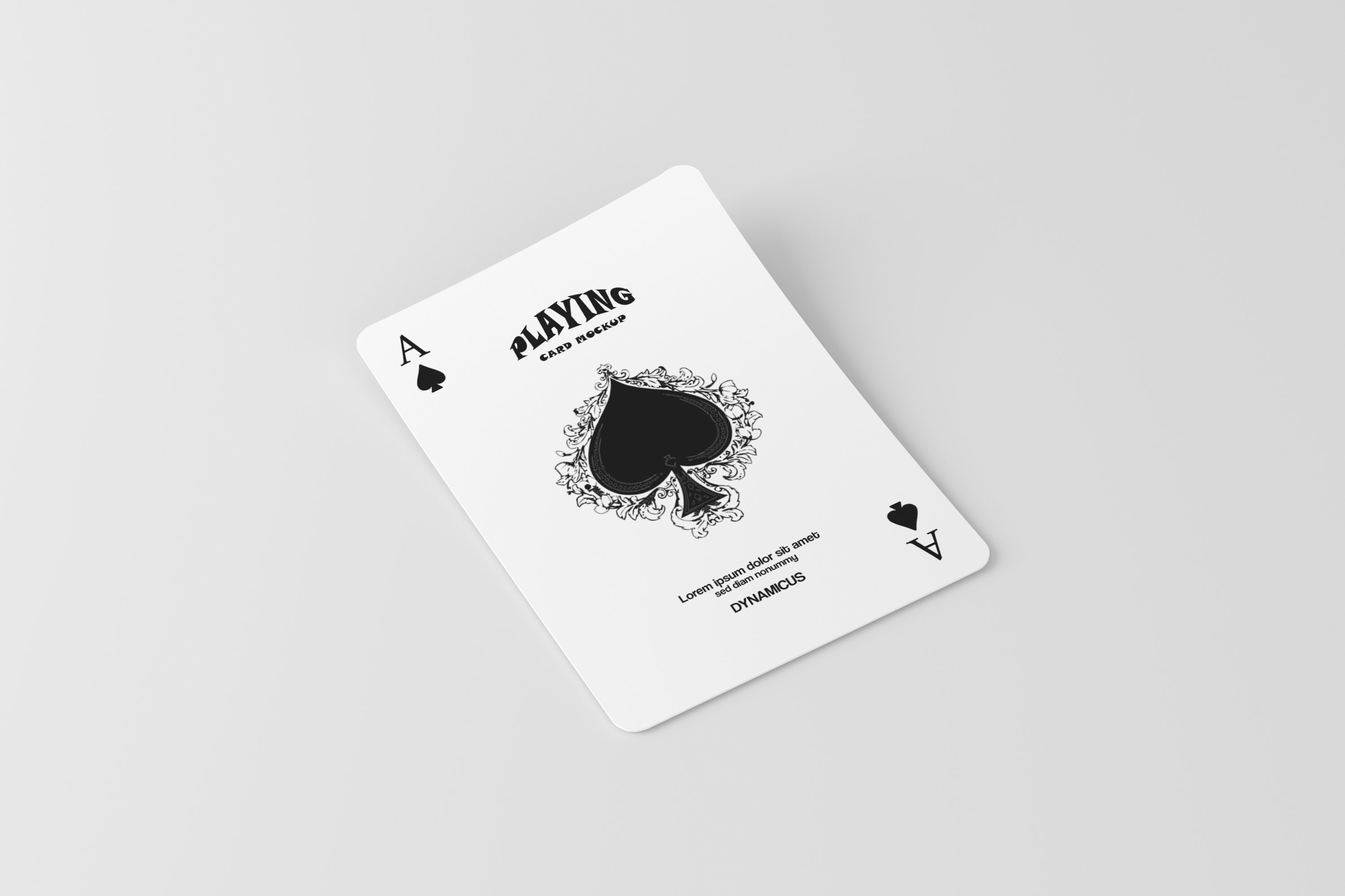 Playing Card Mockup (146100) | Mockups | Design Bundles