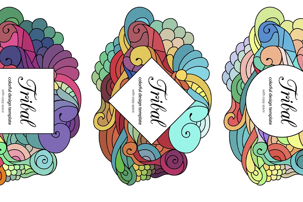 Tribal zentangle clipart and digital scrapbooking paper (670957 ...