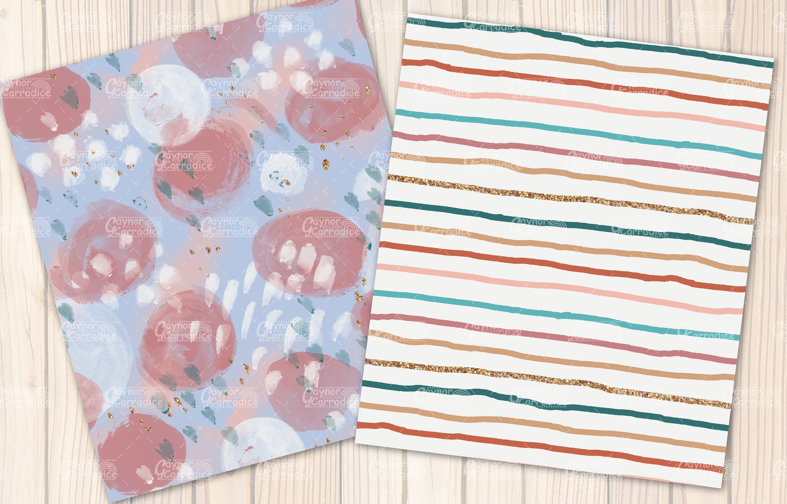 Boho Beach - Seamless pattern bundle (542861) | Backgrounds | Design ...