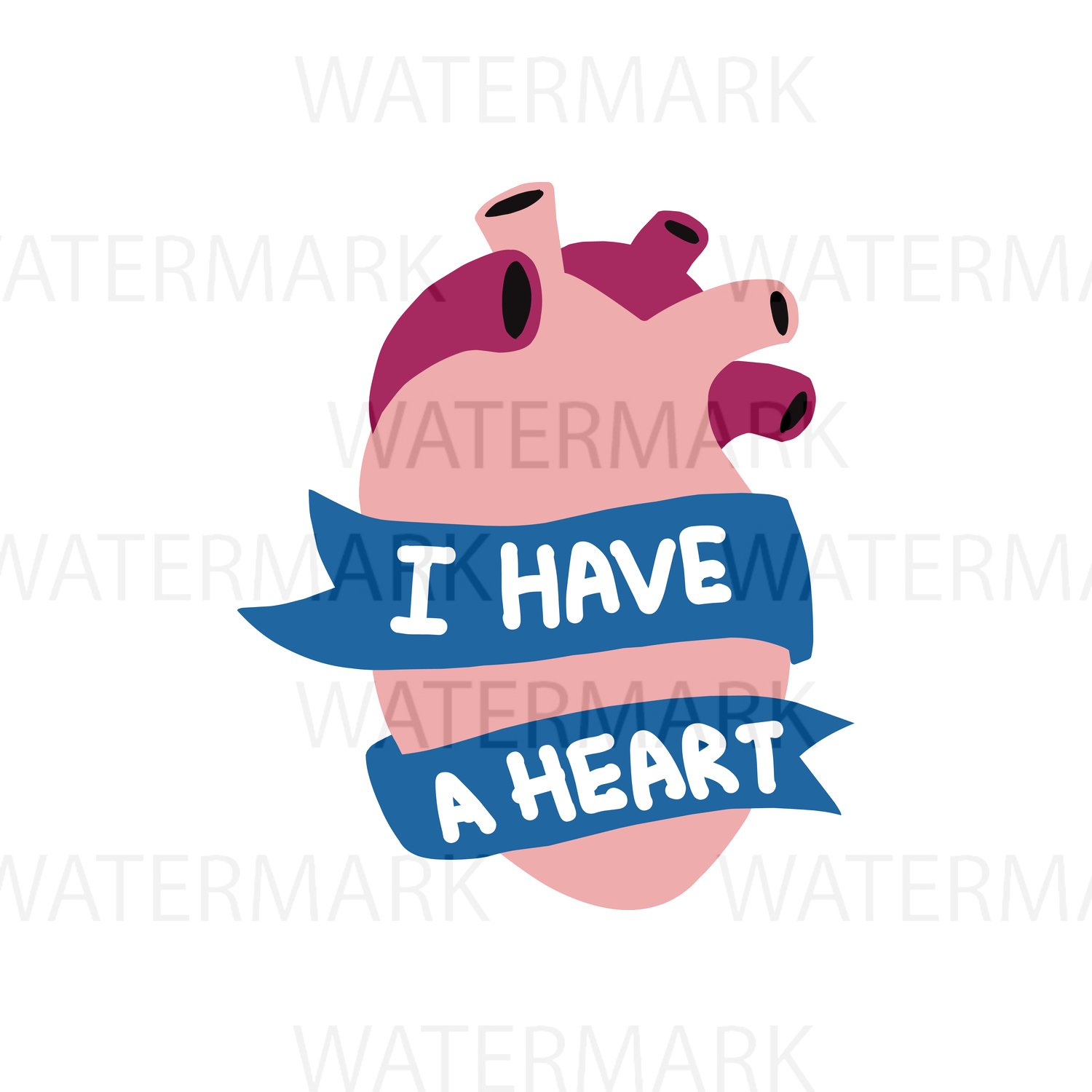 I have a heart - SVG/JPG/PNG - Hand Drawing (63866) | Illustrations ...