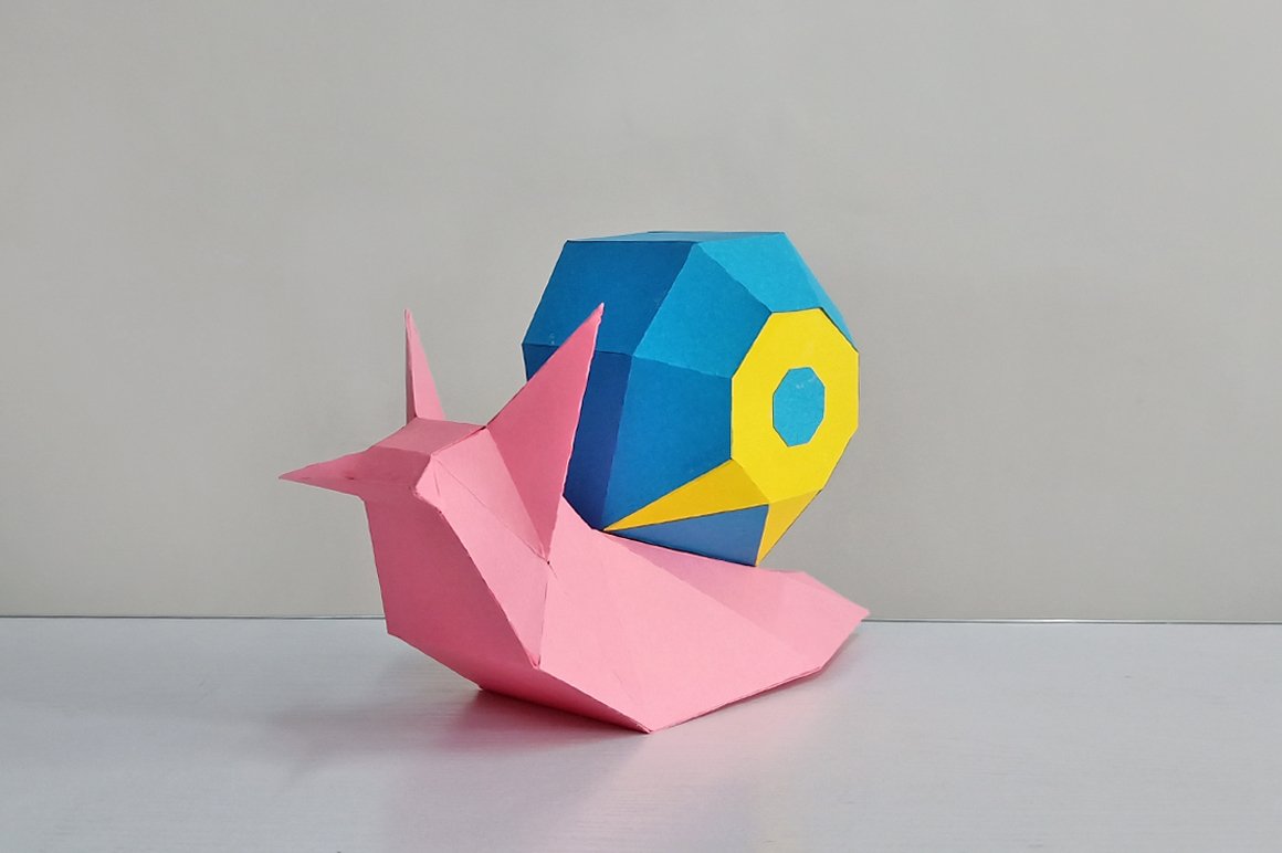 DIY Papercraft Snail,Paper Snail model,Printables,Paper toy (231117 ...