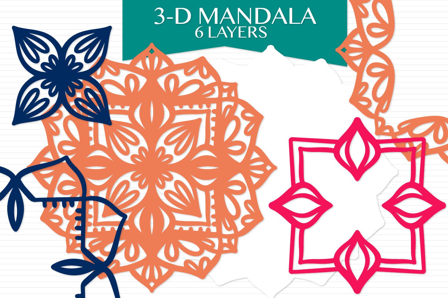 3D Mandala - 6 Layers for Paper Cutting! (572486) | Paper Cutting ...