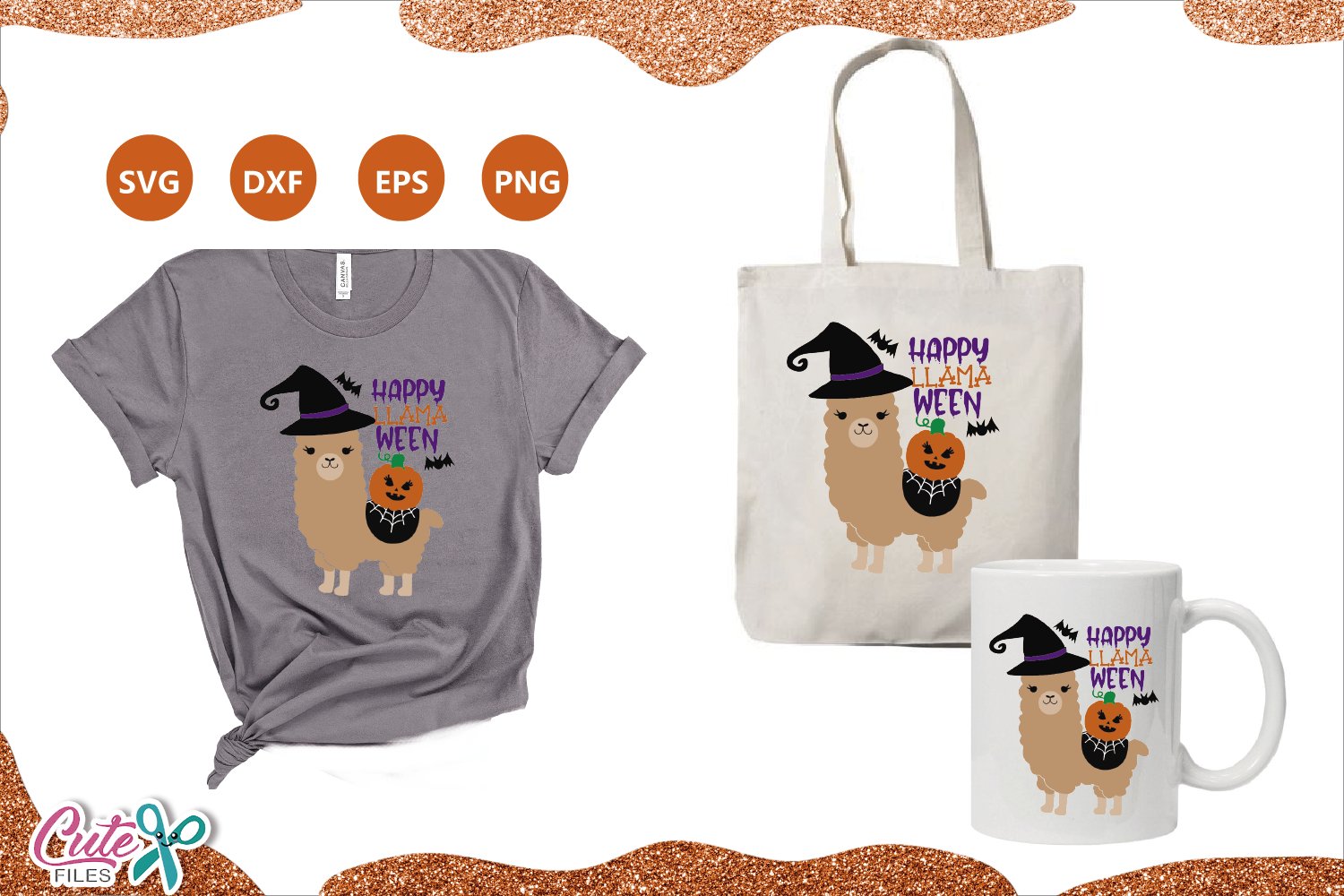 Happy Llama ween|halloween svg cut file (867494) | Cut Files | Design ...