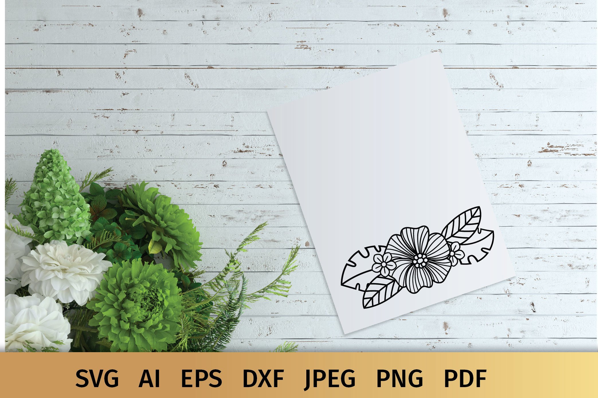 Flowers SVG | Floral Bouquet SVG (479334) | Cut Files | Design Bundles