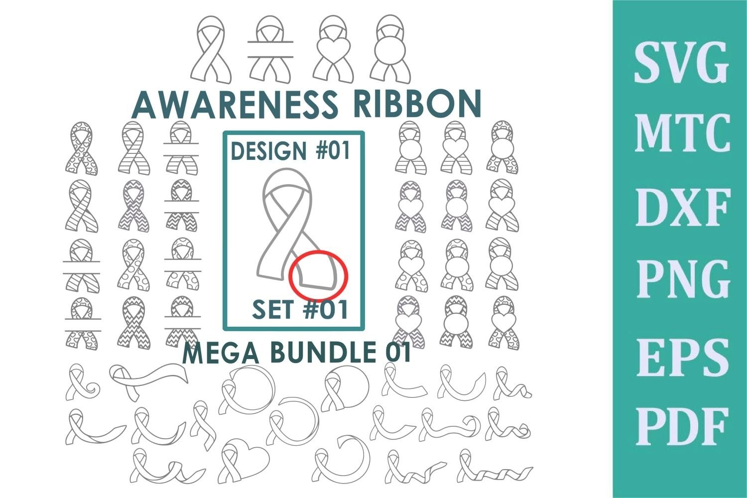 Support Ribbon Outline