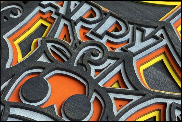 Happy Halloween (907389) | Laser Engraving | Design Bundles