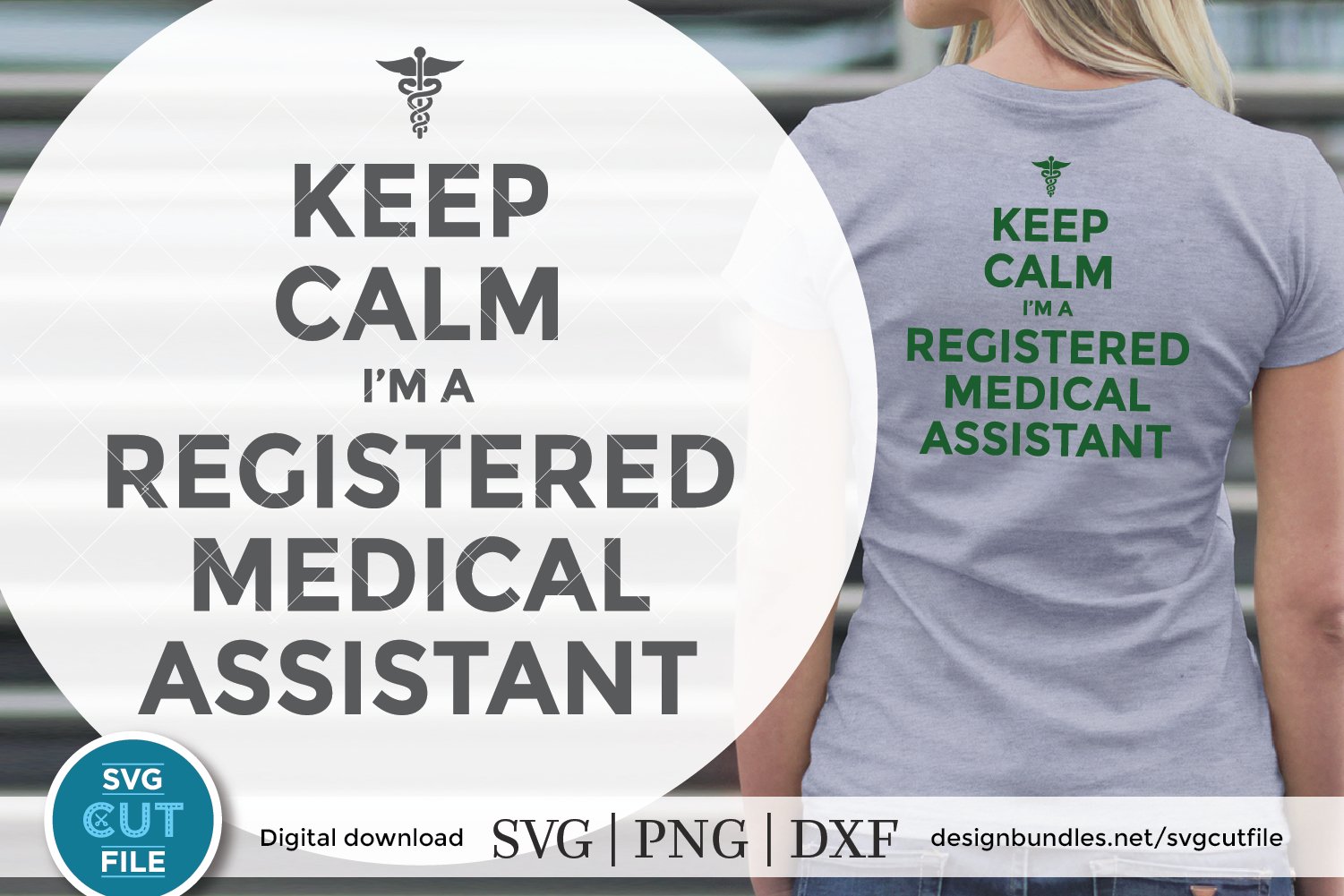 Registered Medical Assistant - a keep calm RMA svg with EKG (663544 ...