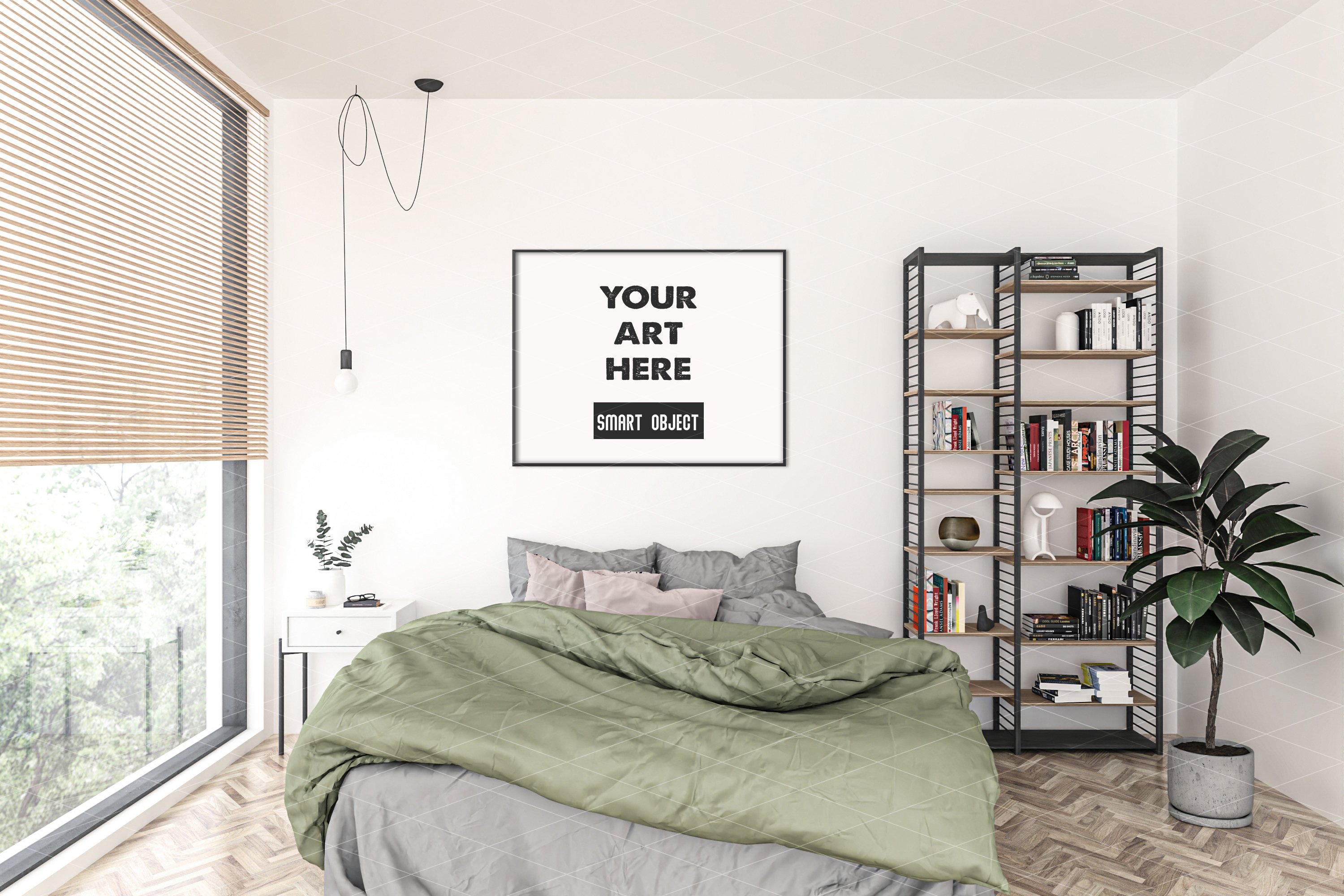 Horizontal frame mockup - movable & scalable frame (1049101) | Frames ...