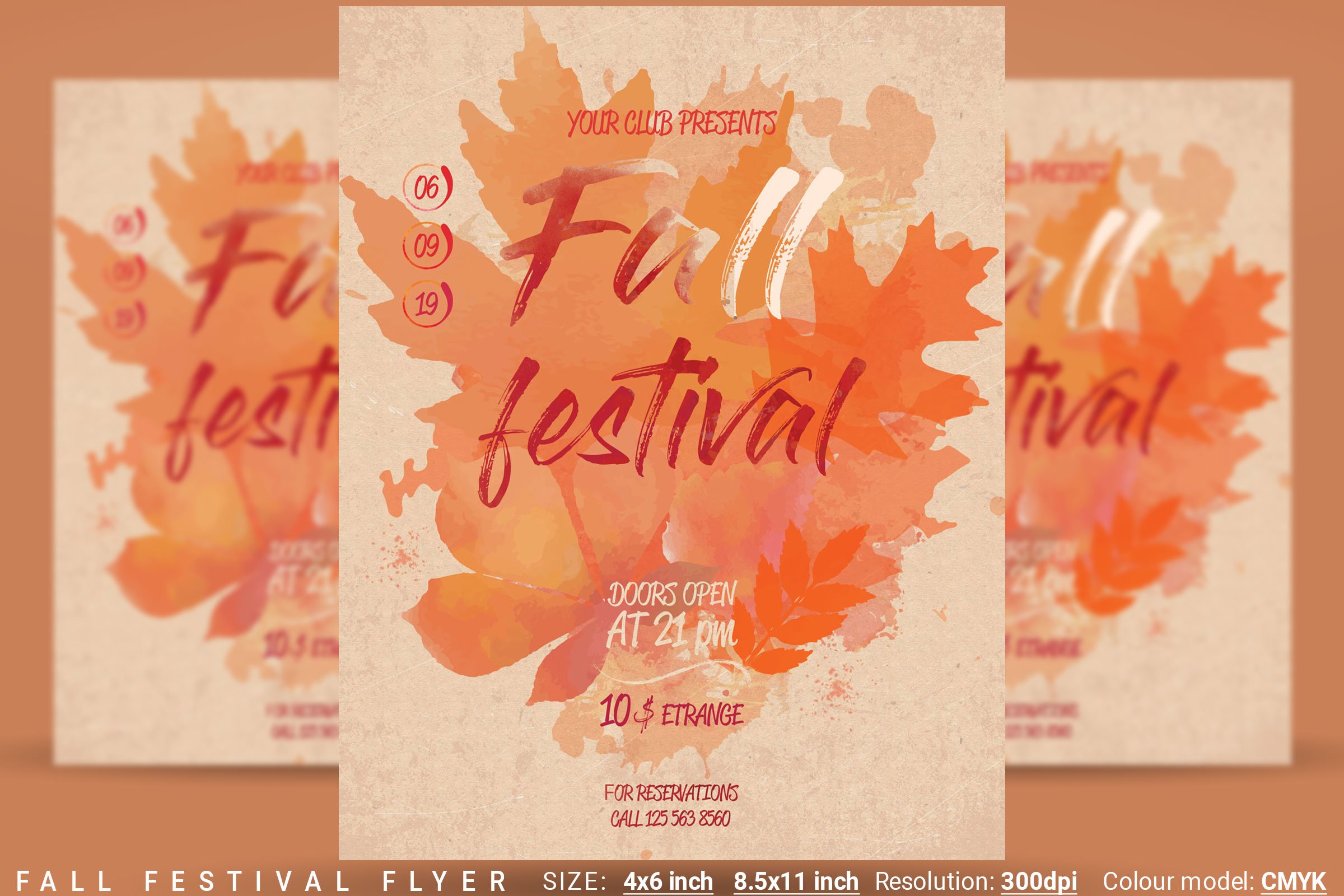 Fall Festival Flyer (337749) | Flyers | Design Bundles
