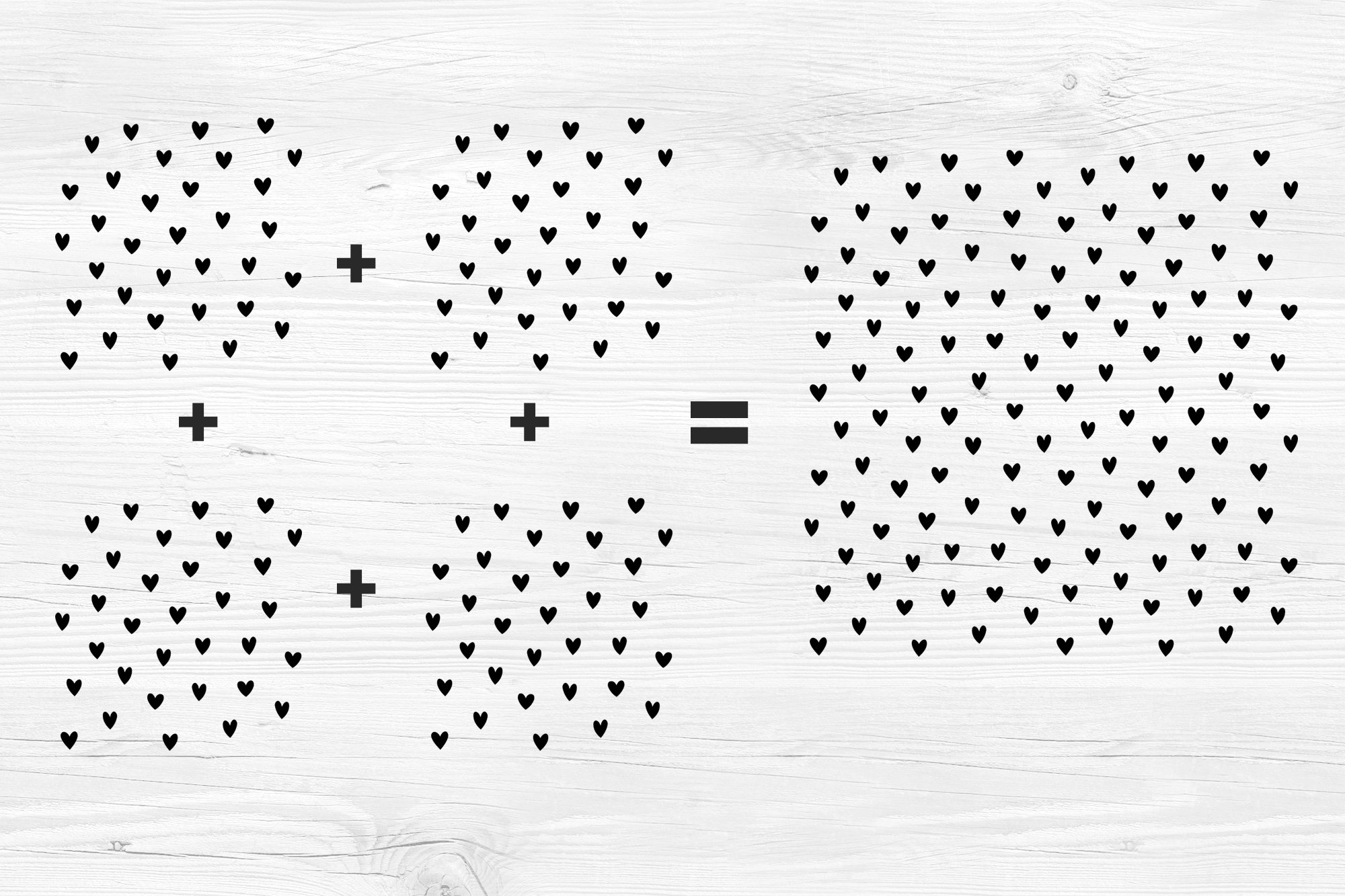 Love seamless pattern svg Heart svg Valentines day svg