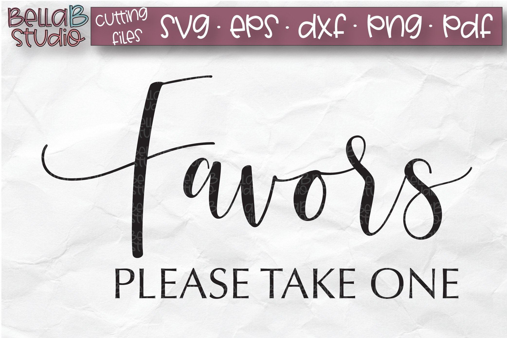 Wedding Sign SVG, Favors Please Take One SVG, Wedding SVG (366014 ...
