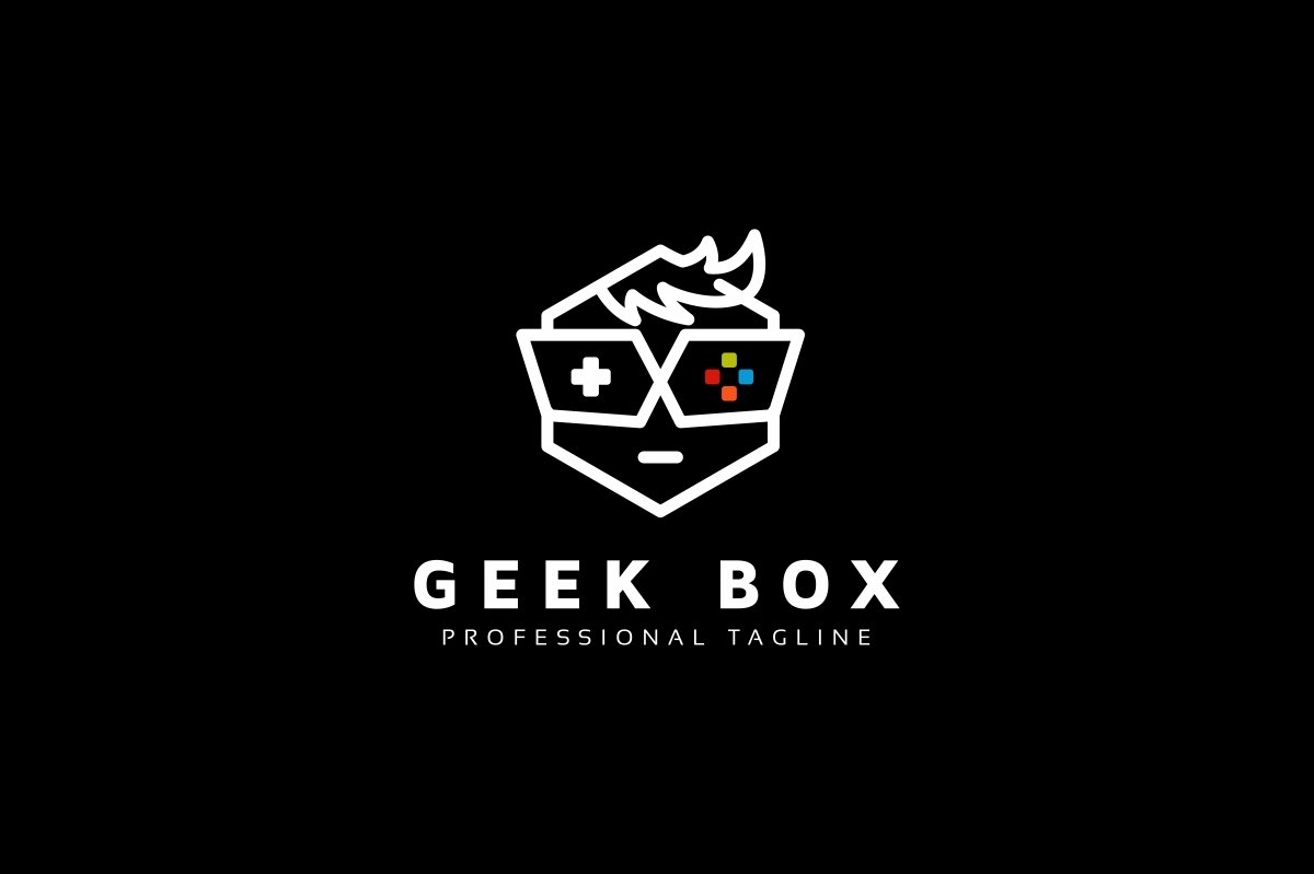Geek Game Logo (577169) | Logos | Design Bundles