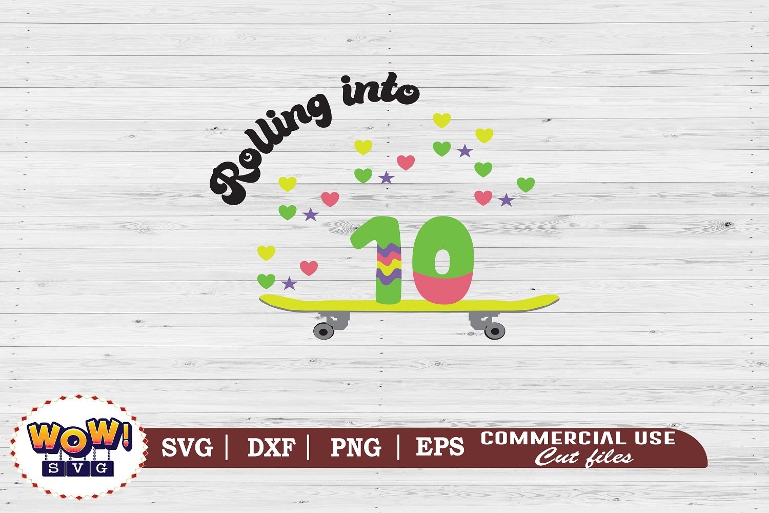 10th Birthday svg, Tenth birthday svg, Rolling into 10th svg (953210 ...