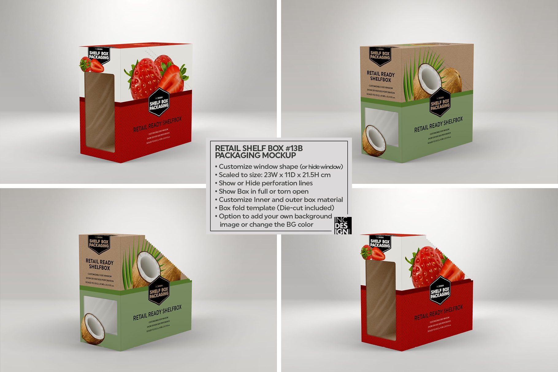 Shelf Box Packaging Volume 3 (179263) | Branding | Design Bundles