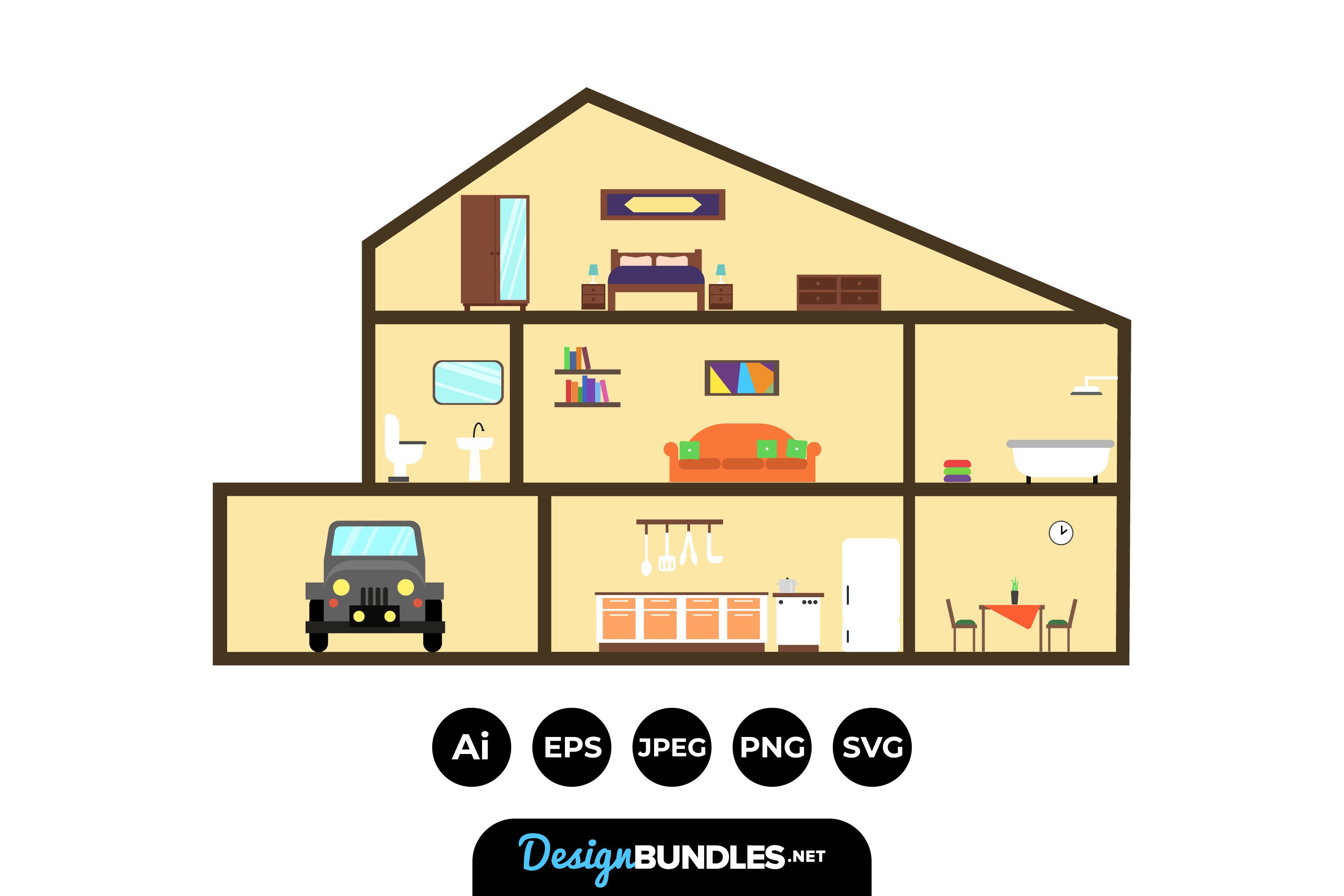 House Inside Clipart
