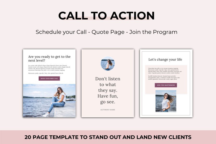 Coaching Service Package Template | Pricing Guide Template (768531 ...