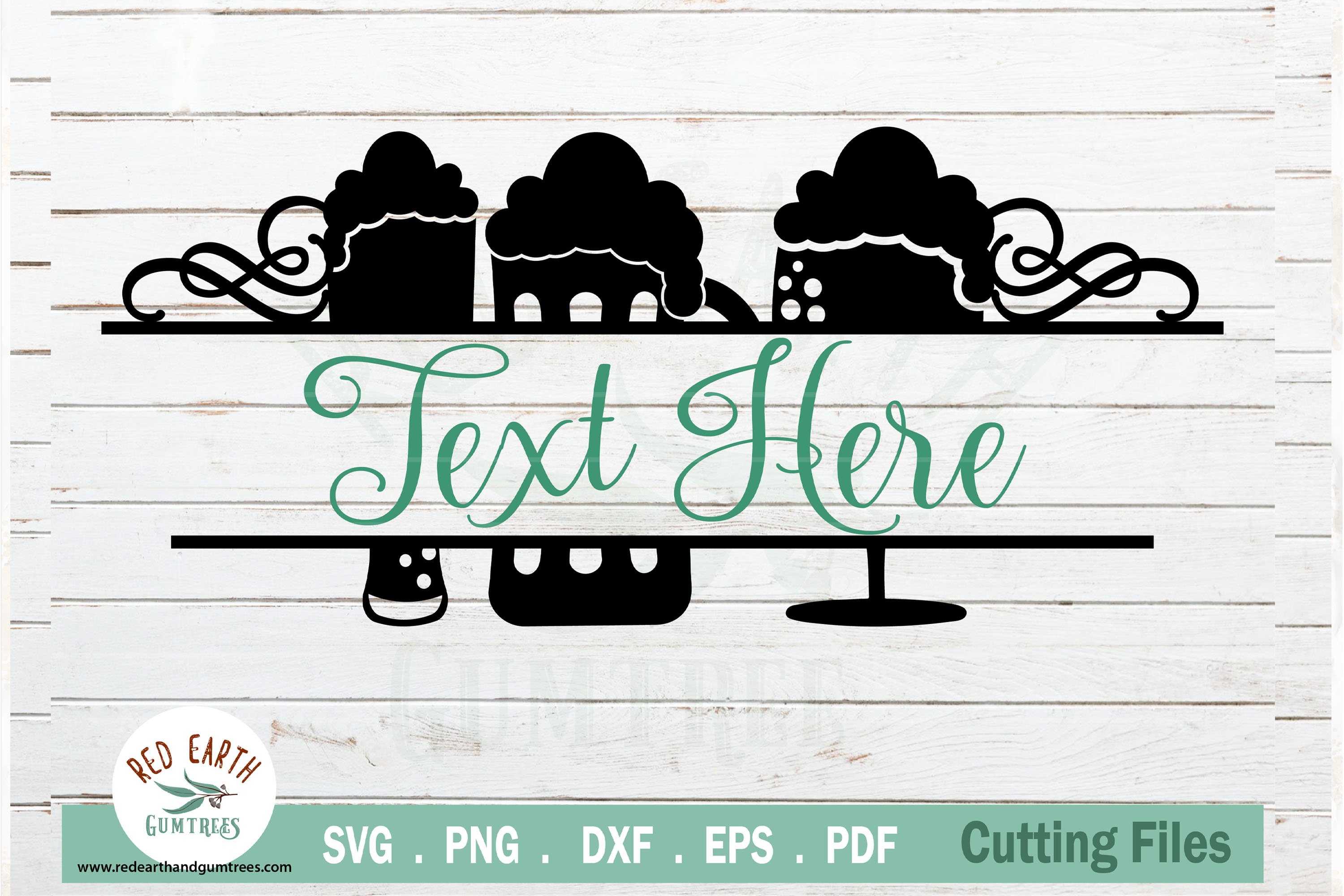 Beer monogram frame decal,beer split frame,hops SVG,DXF,PNG (752291 ...