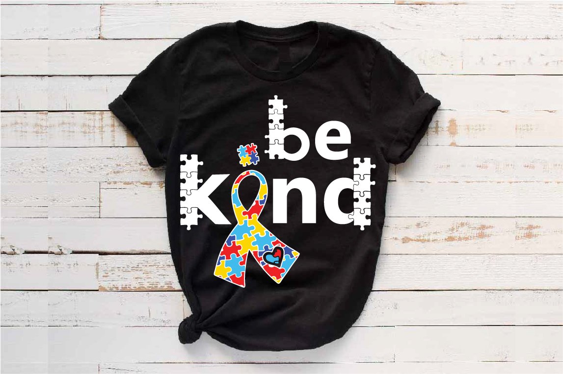 Puzzle Autism Awareness Be Kind 1708s (518807) | SVGs | Design Bundles