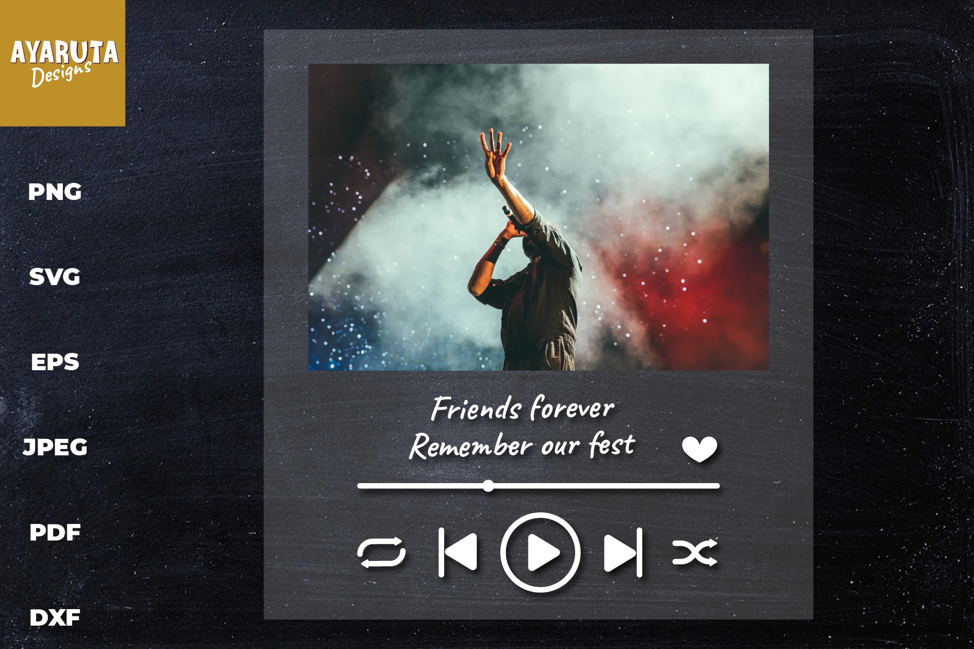 Music Button Playlist SVG, Audio Player, Glass Song Frame (810046 ...