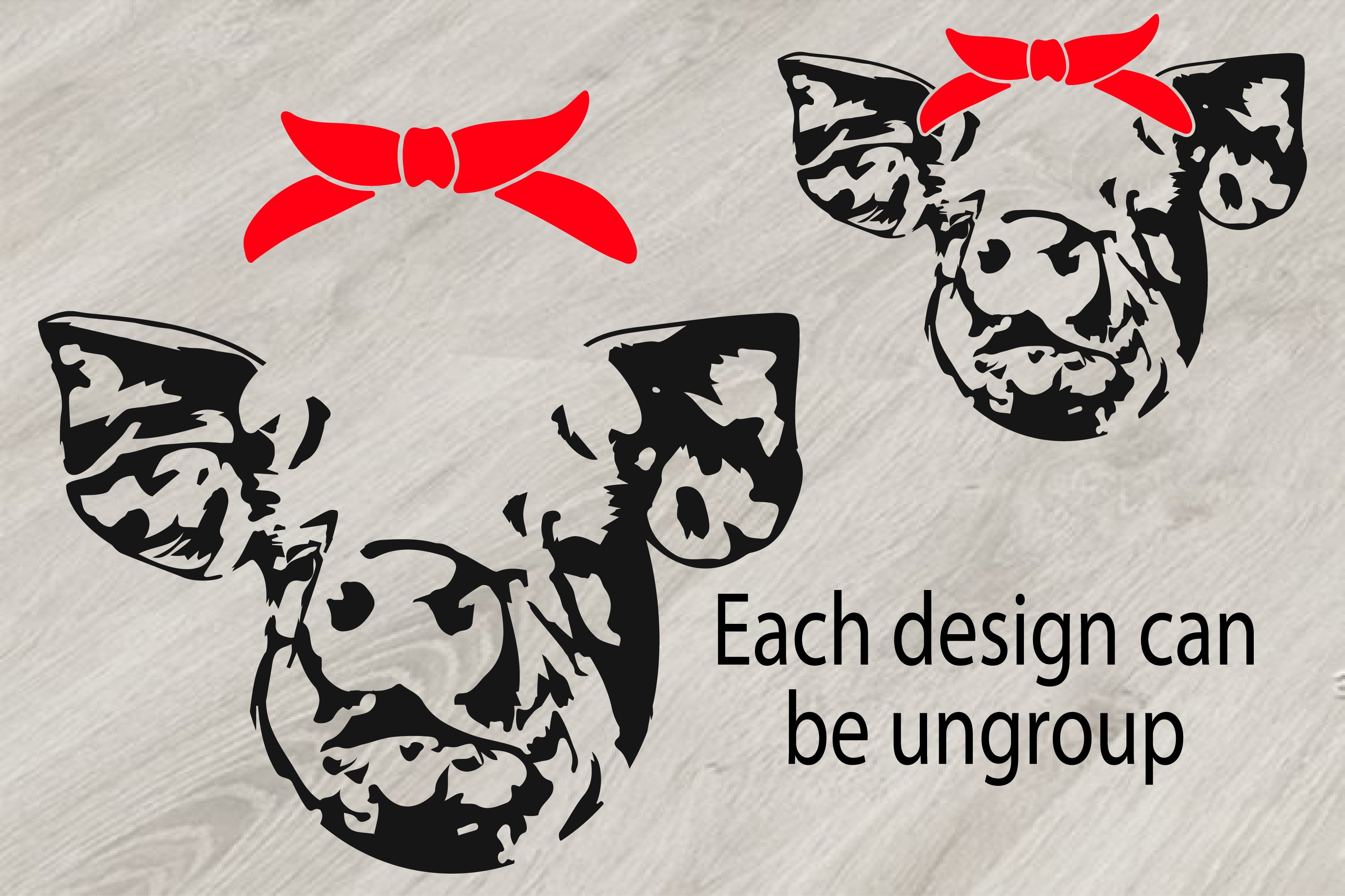 Pig Head whit Bandana SVG, feet pigs western Farm 804S (89491) | SVGs ...