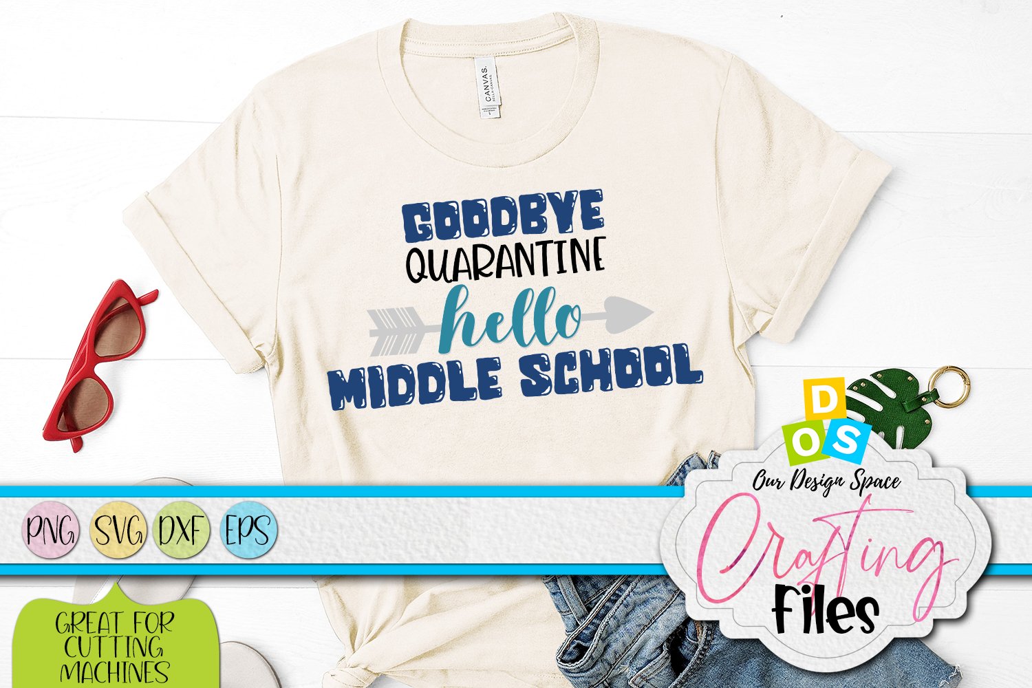 Goodbye Quarantine Hello Middle School (798446) | SVGs | Design Bundles
