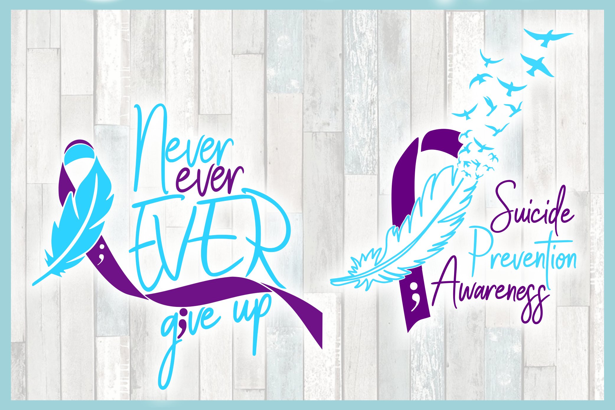 Suicide Prevention Awareness Bundle Svg Dxf Eps Png PDF (143994) | SVGs ...