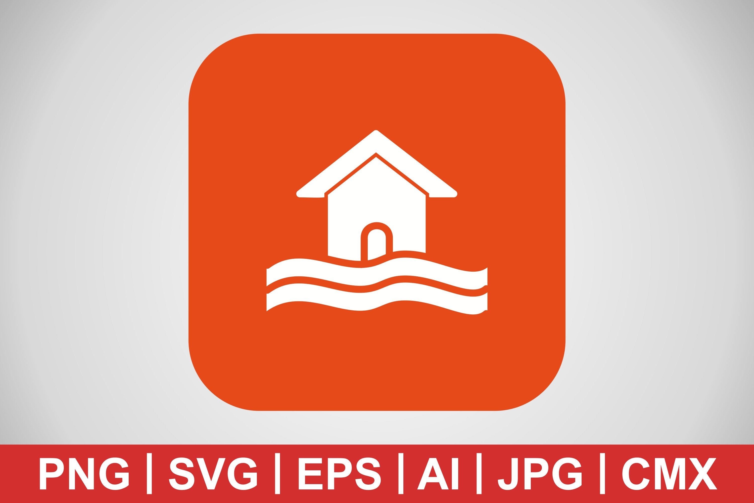 Vector Flood Symbol Icon (1039274) | Icons | Design Bundles