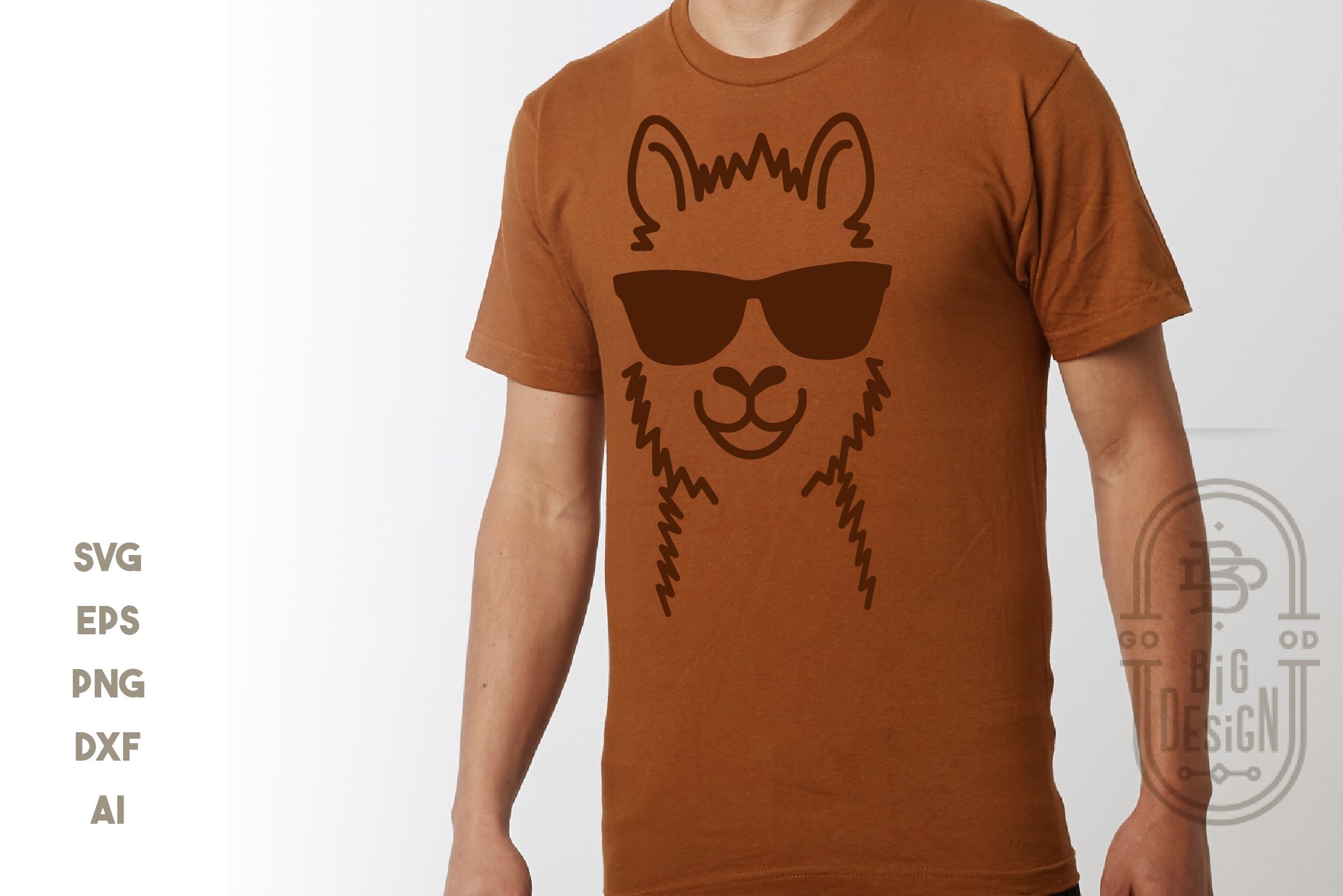 LLAMA SVG CUT FILE - Lama Head Svg Illustration & sunglasses (270500 ...