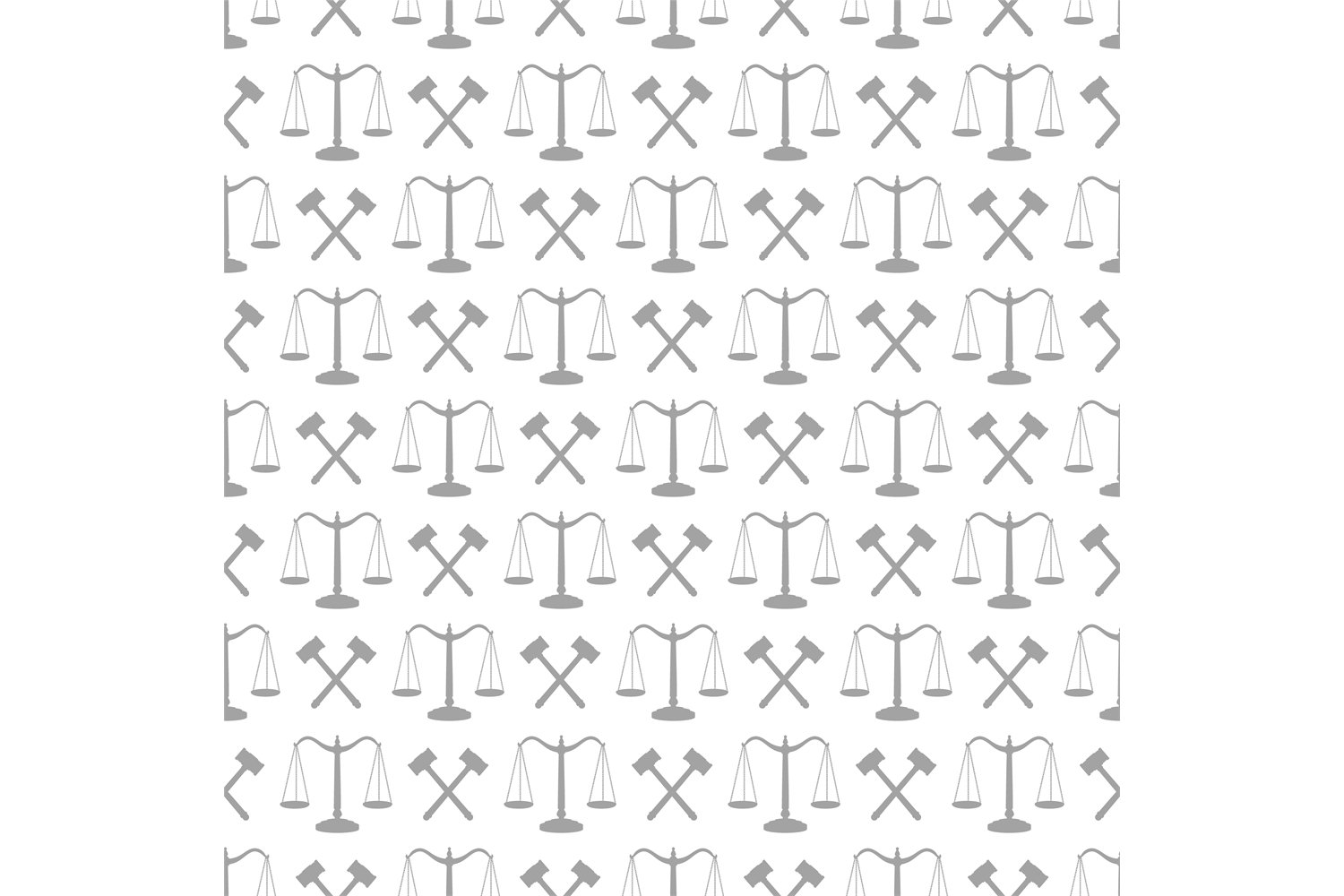 Scales and judicial hammer pattern (1348623) | Patterns | Design Bundles
