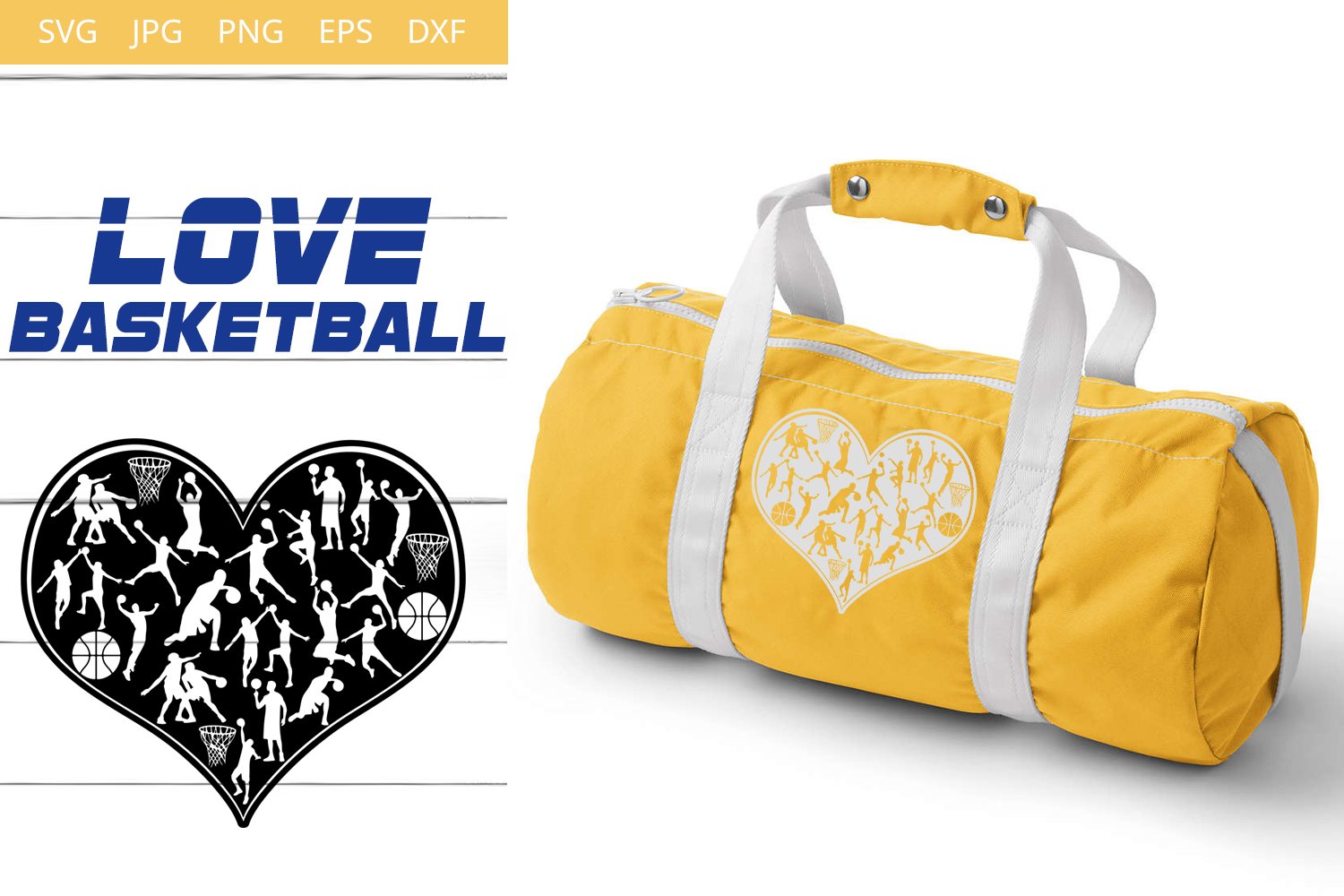 Love Basketball SVG Vector (359852) | Illustrations | Design Bundles