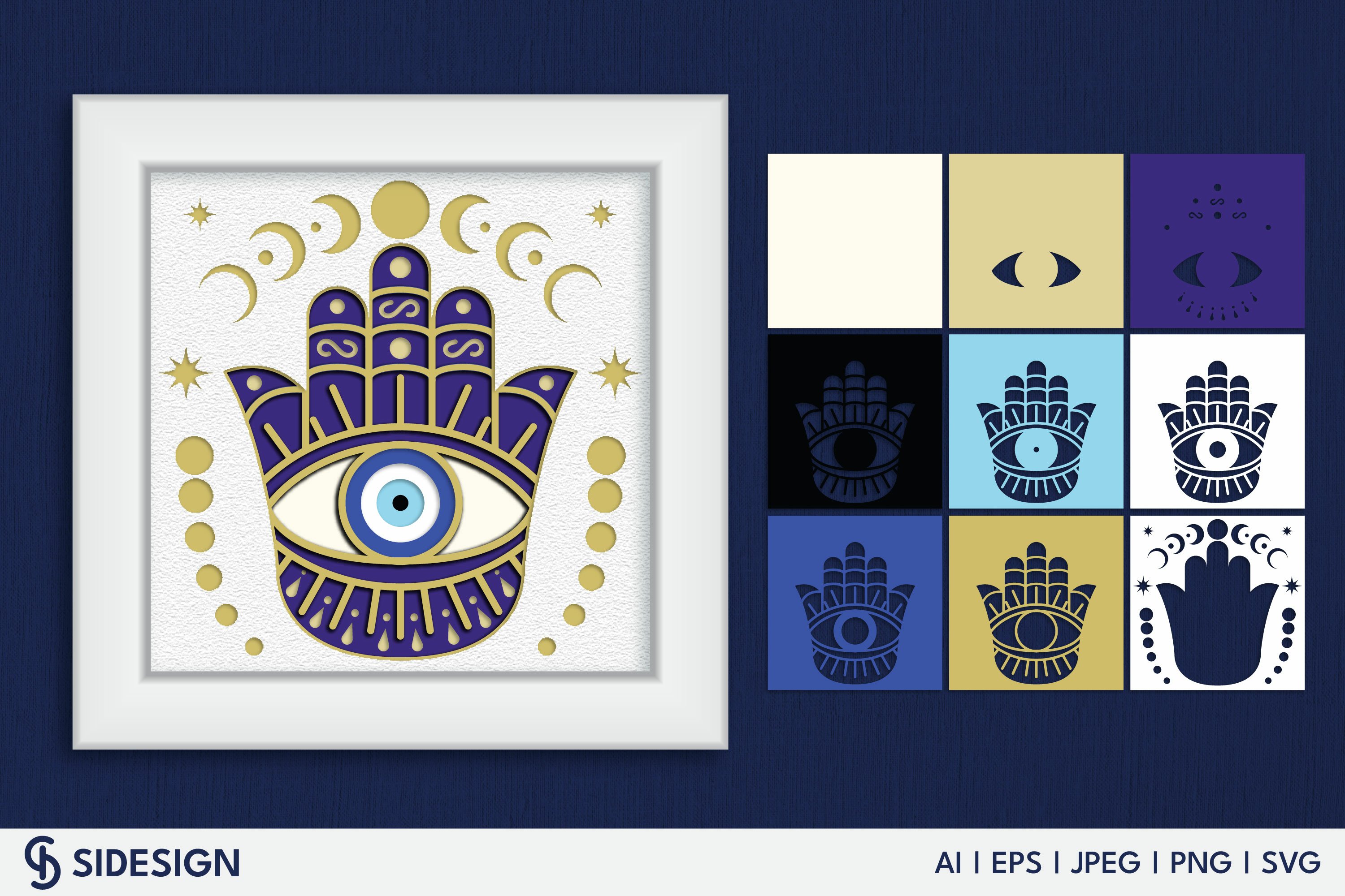 Greek Evil Eye Art