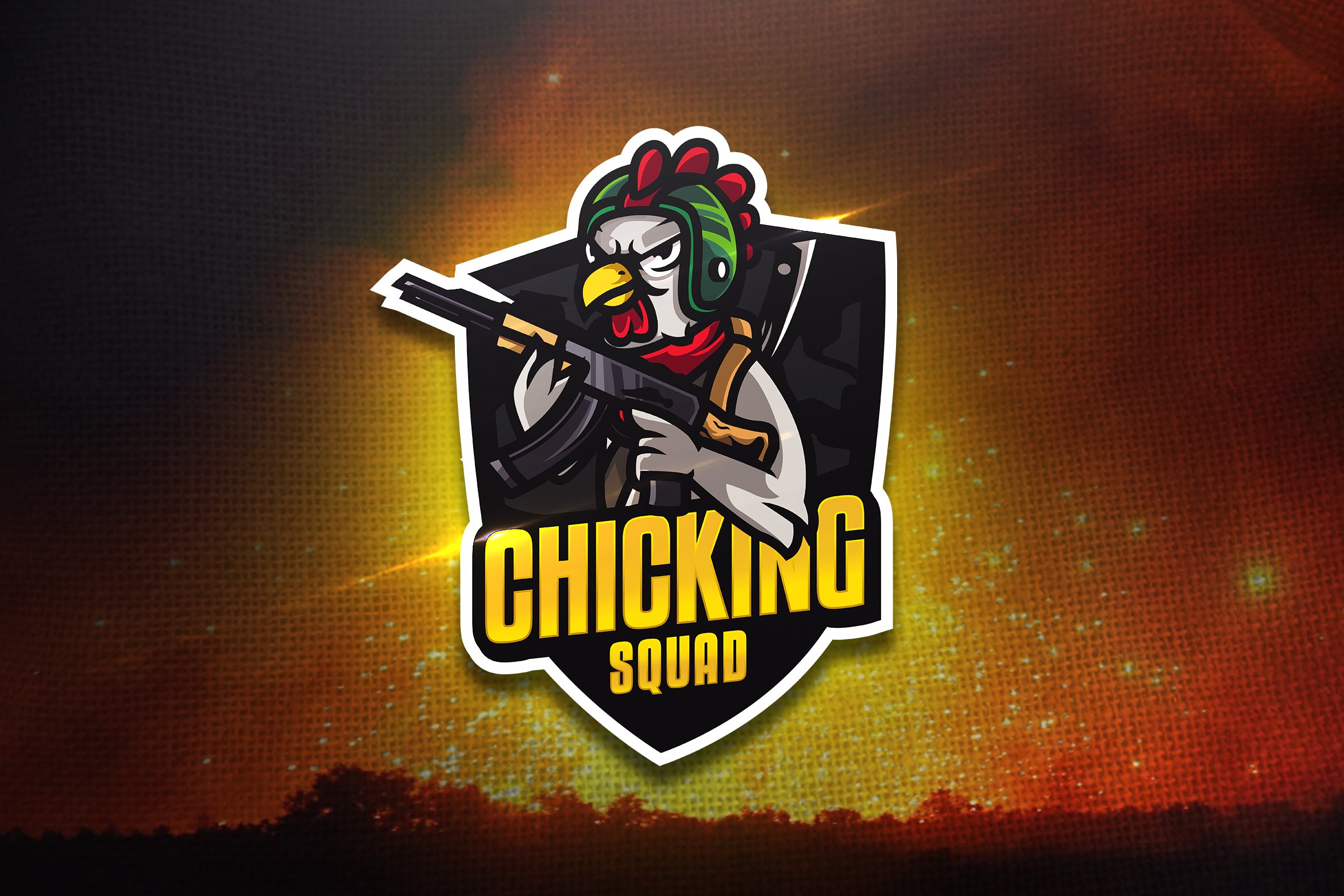 Chiking Squad - Mascot & Esport Logo (317749) | Logos | Design Bundles
