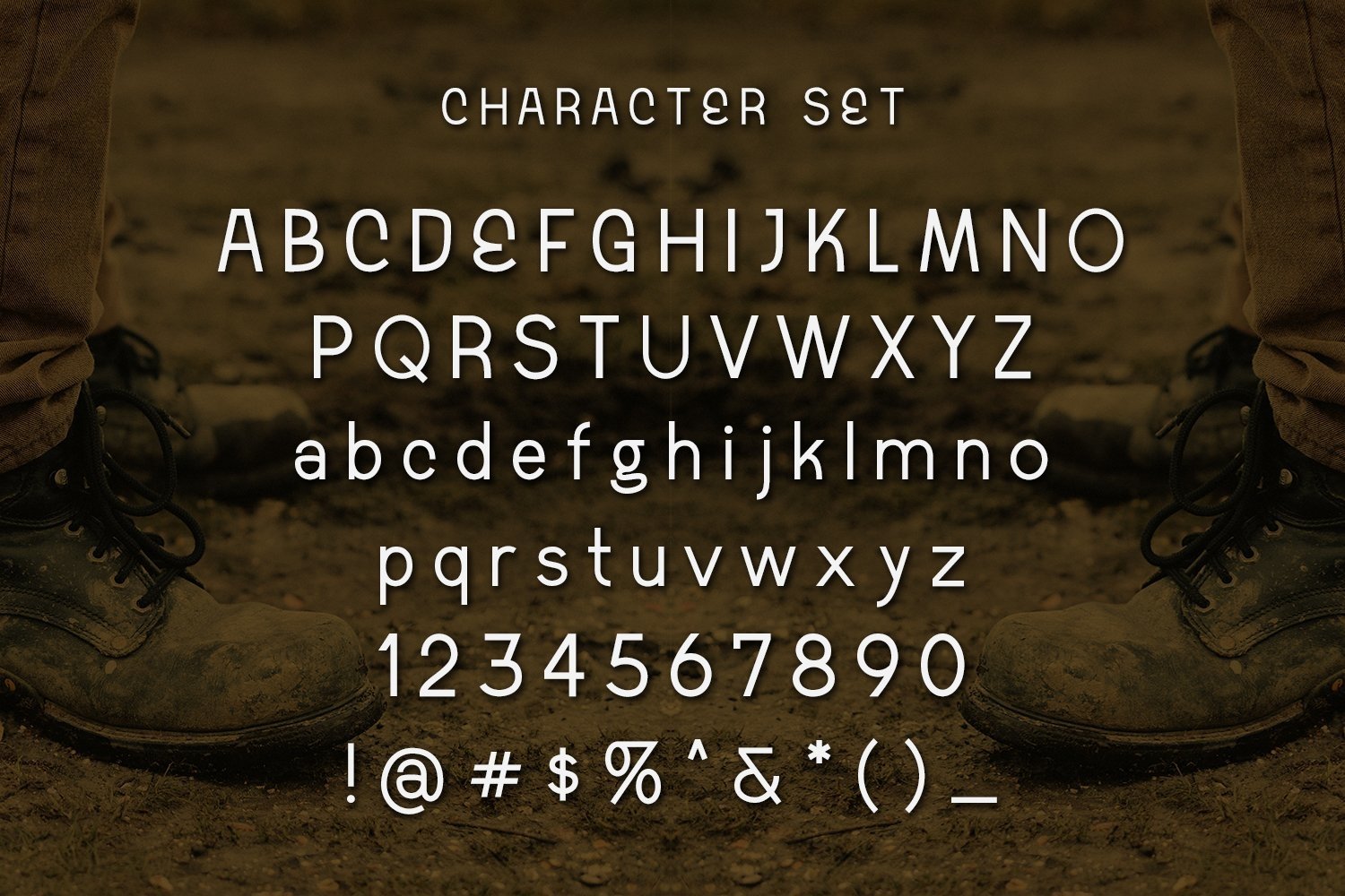 Web Font Muddy Boots