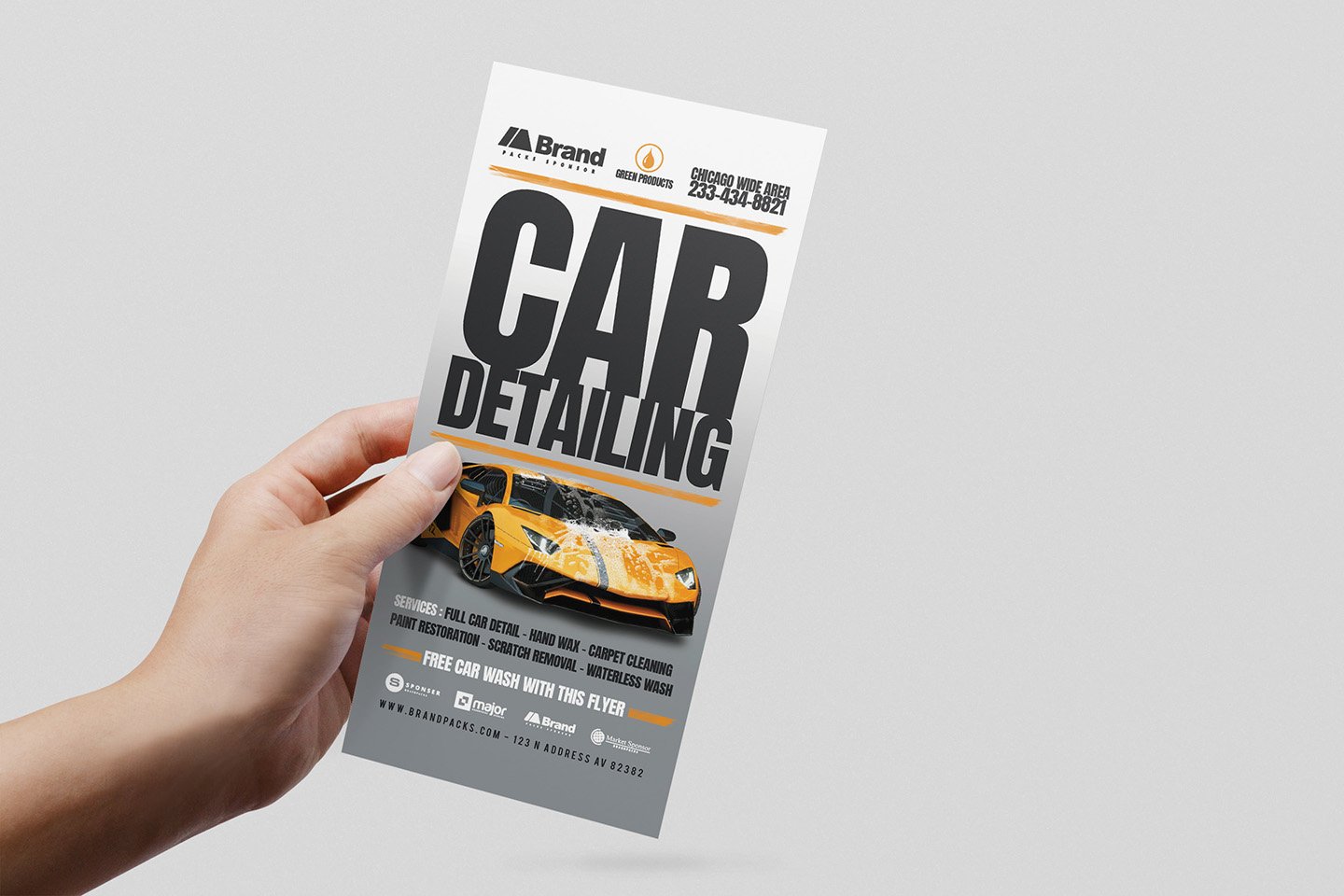 Car Detailing Flyer (355662) | Flyers | Design Bundles