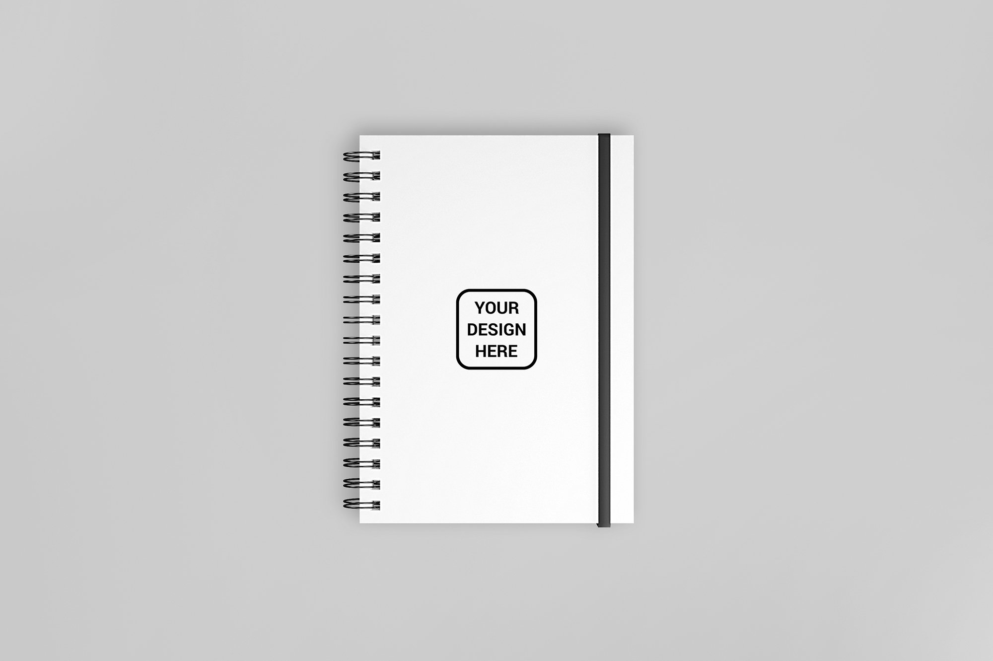 Notebook mock-up.