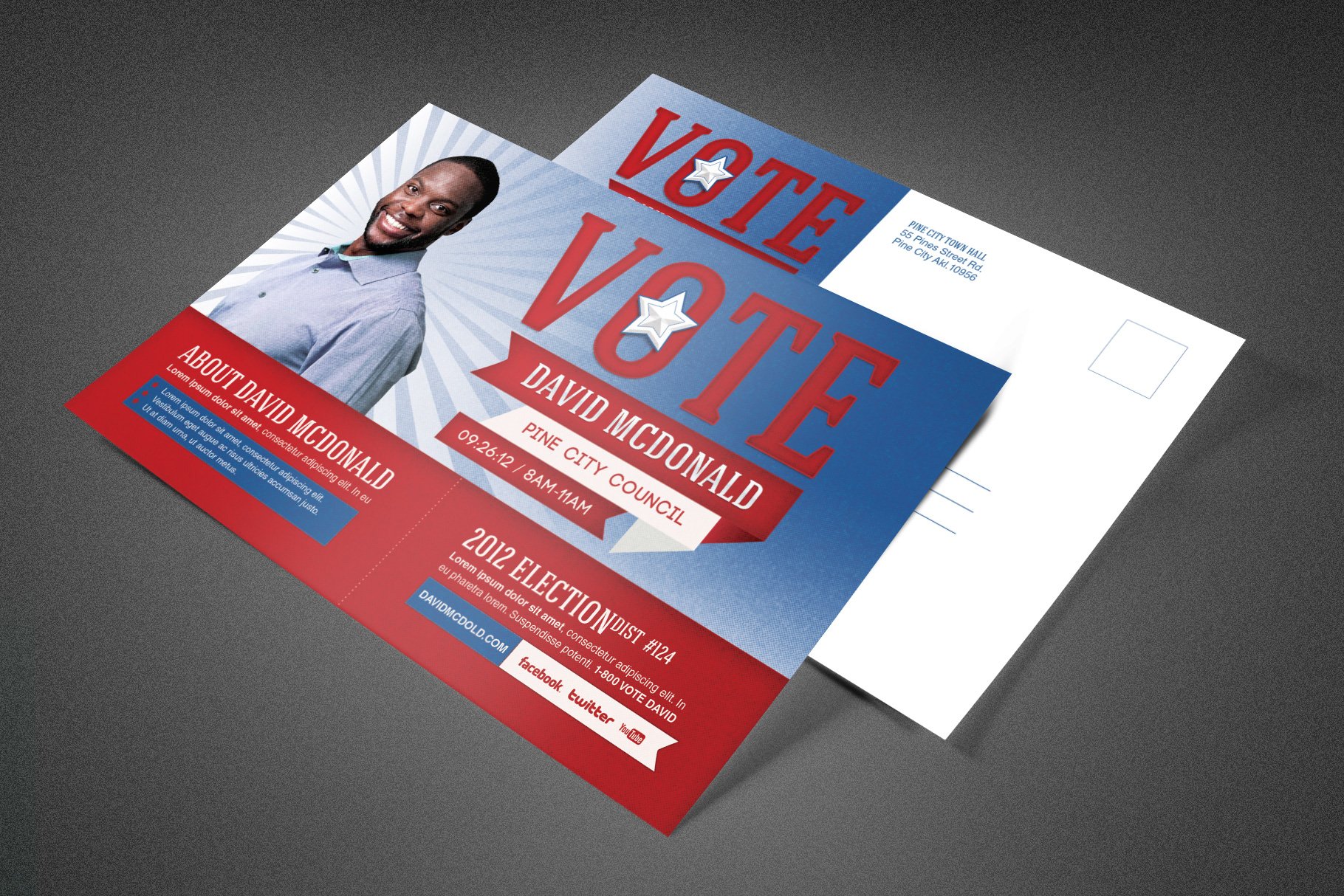 Voting and Election Postcard (335024) | Card Making | Design Bundles