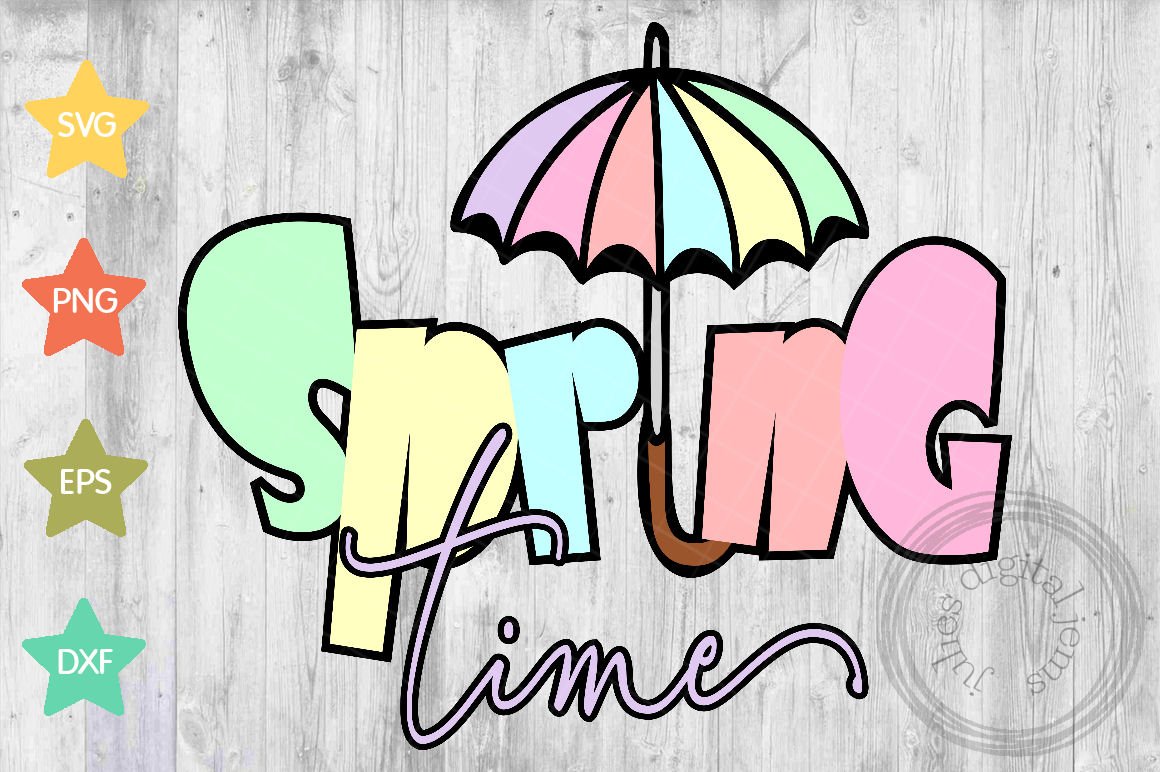 Spring Time SVG, by Julies Homemade Jems (639181) | SVGs | Design Bundles