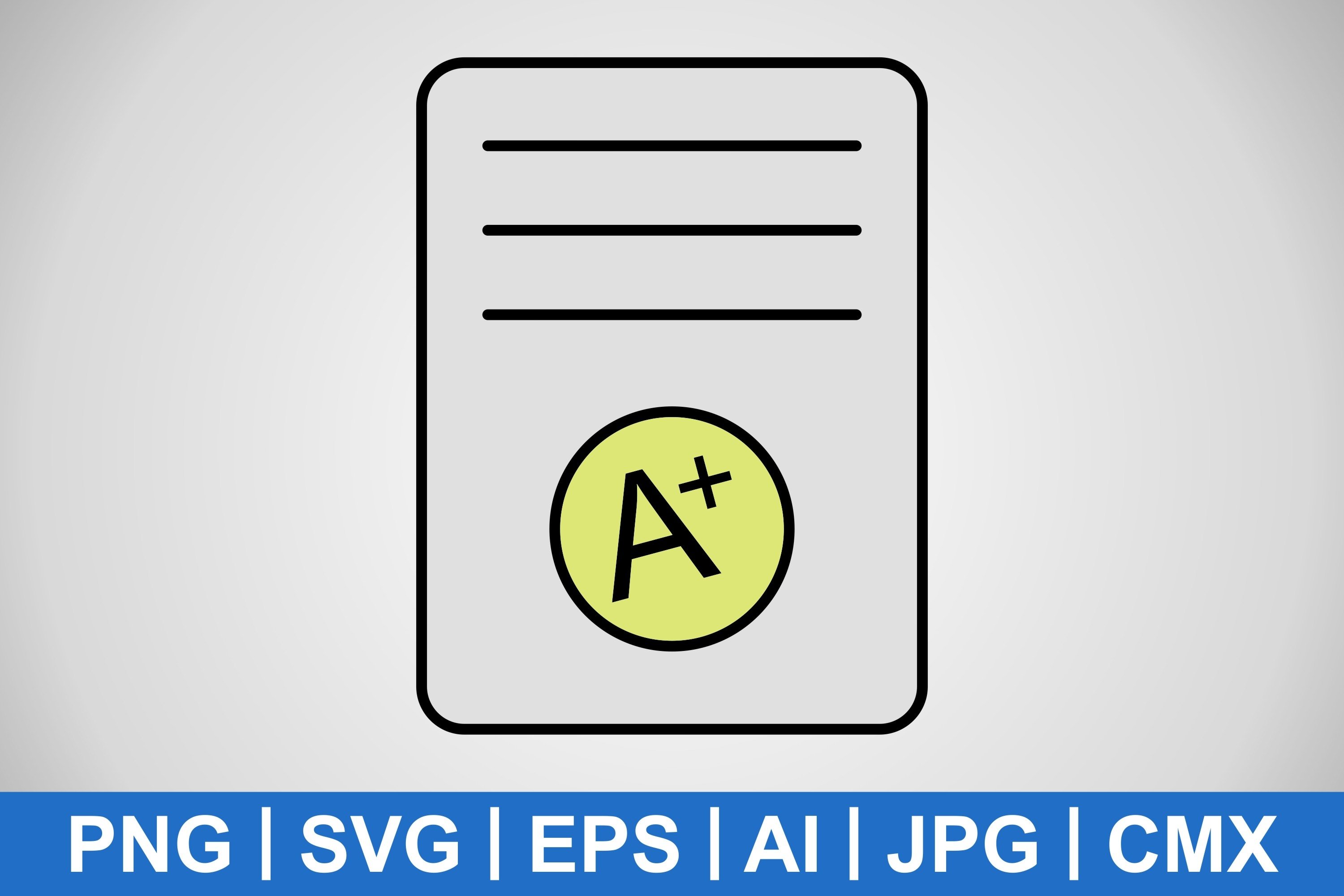 Vector A Grade Icon (999295) | Icons | Design Bundles