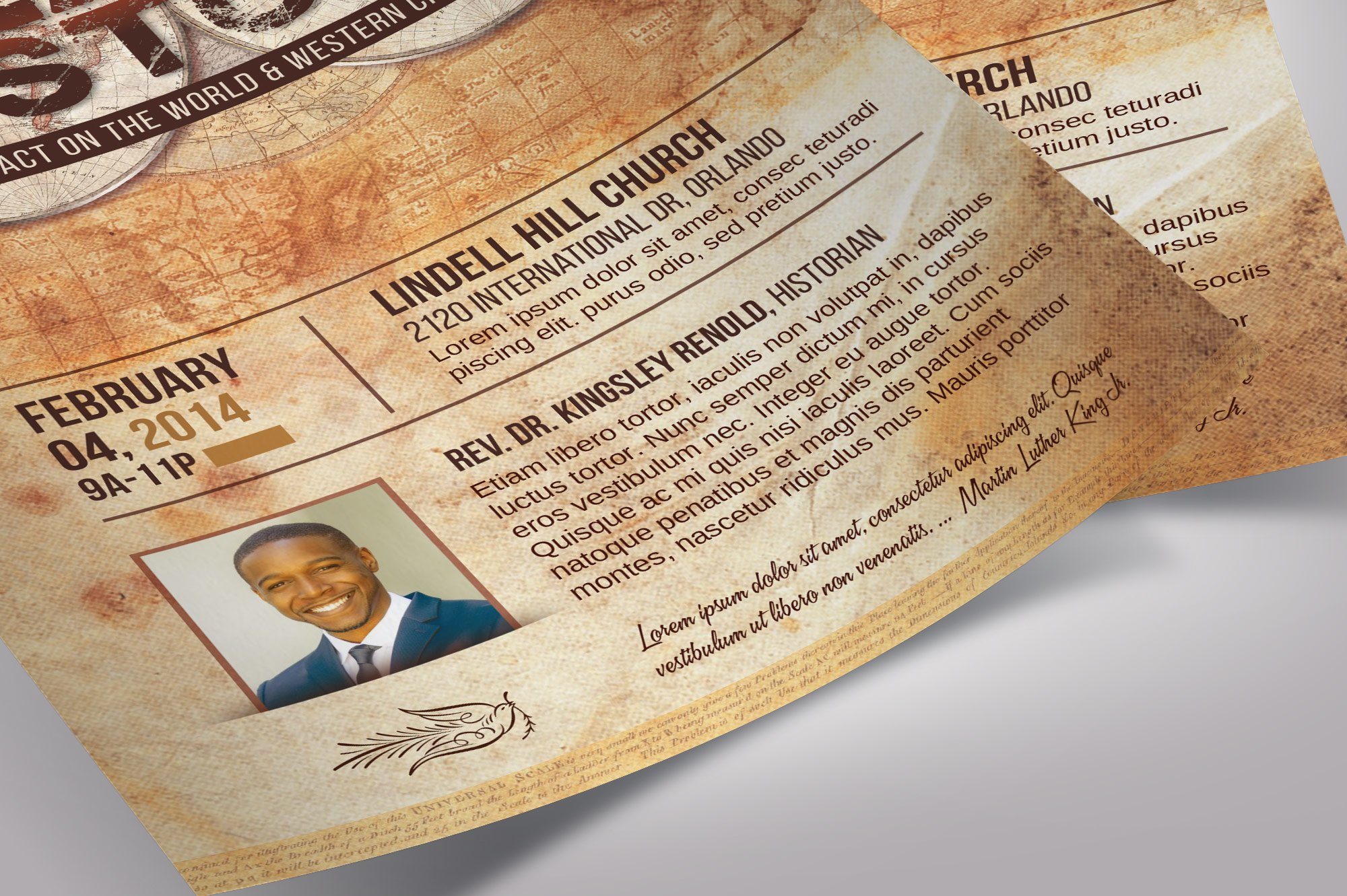 Black History Flyer Word Publisher Template | 5 Backgrounds (468572 ...