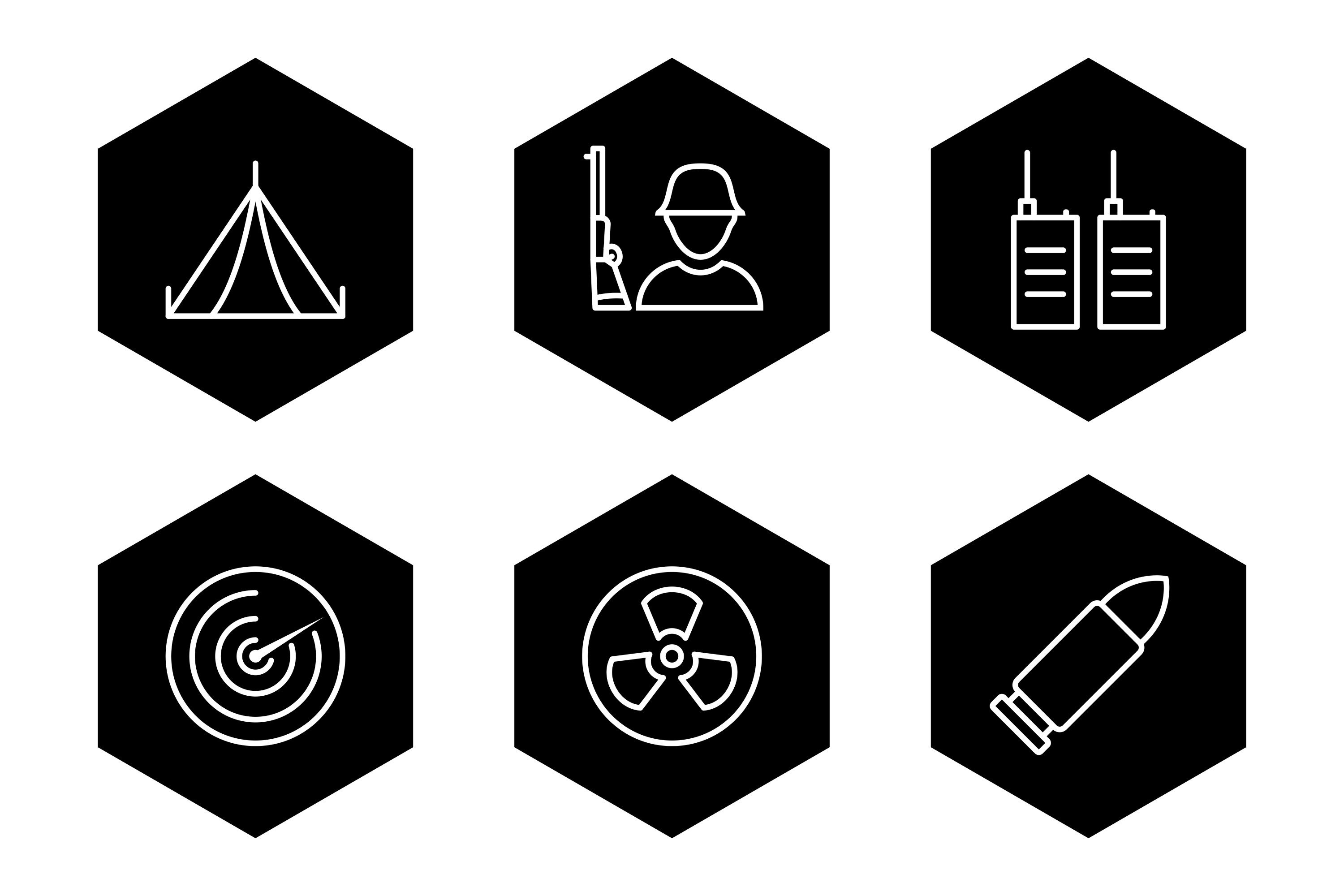 Set Of Military and Army Icons (471563) | Icons | Design Bundles